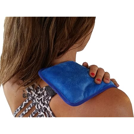 Amazon.com: Gel Ice Pack and Microwave Heating Pad For Muscle Pain ...