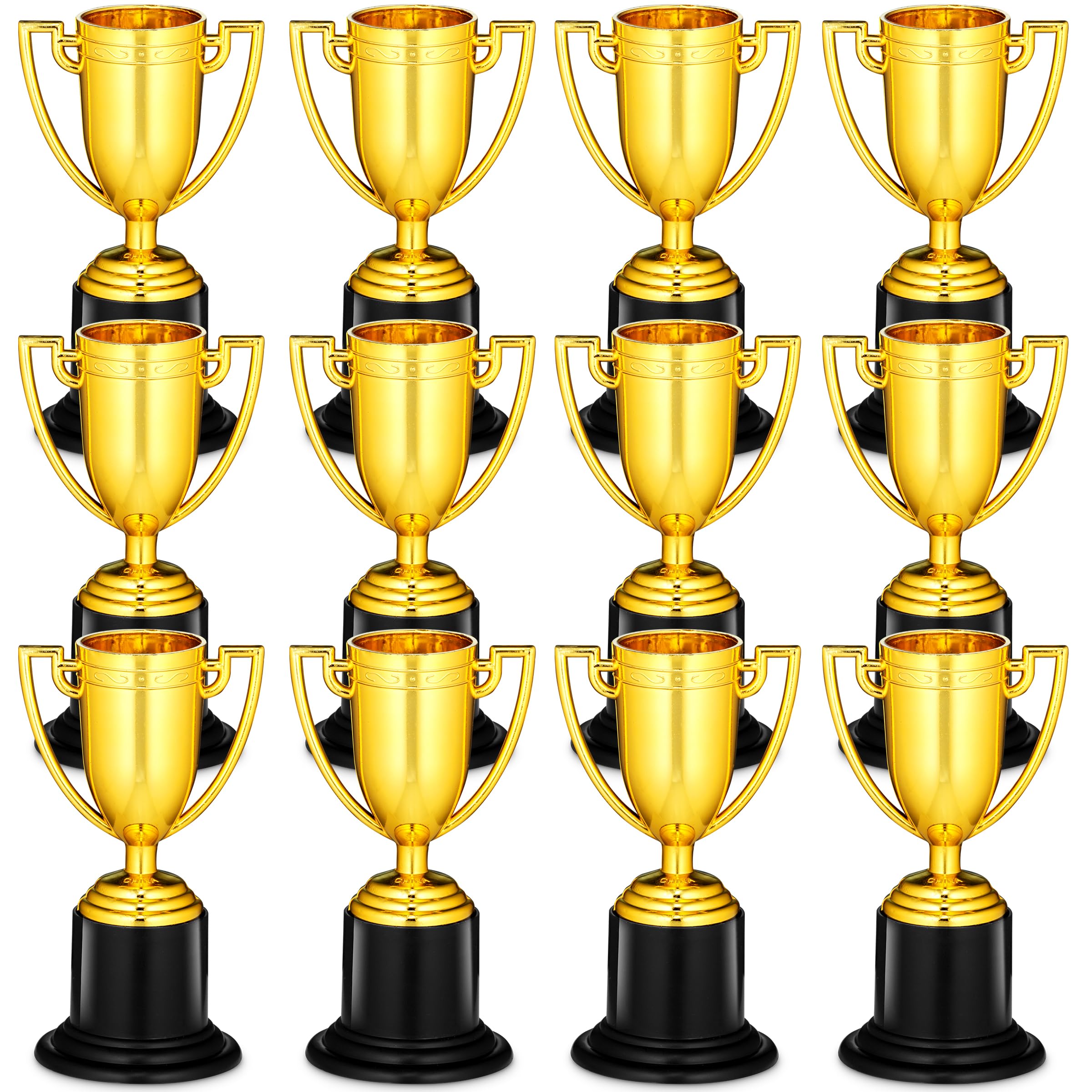 Snapklik.com : Mini Gold Trophy Award Cups - Pack Of 12 Bulk - 4 Inch ...