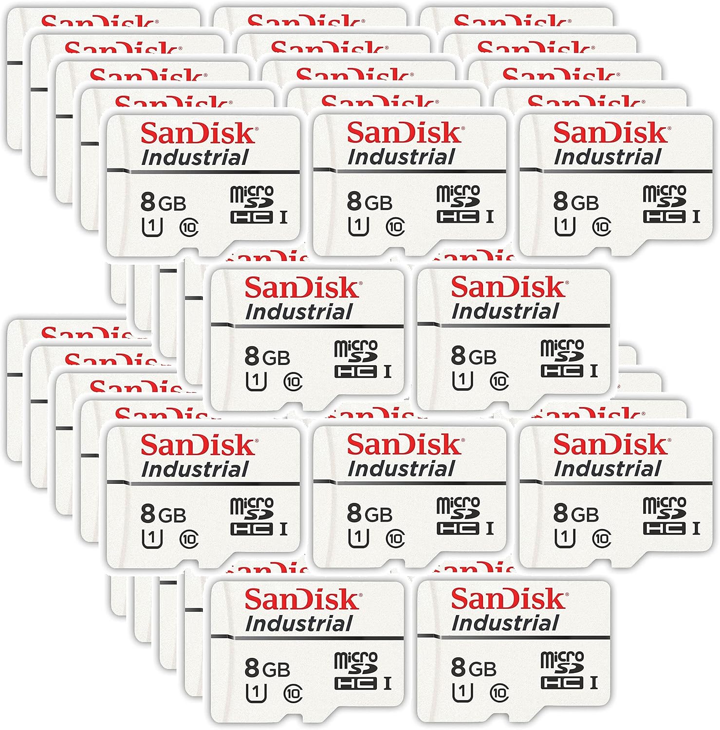 Amazon.com: SanDisk Industrial 8GB Micro SD Memory Card Class 10 UHS-I ...