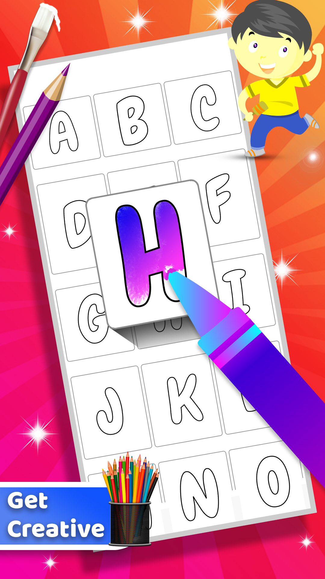ABC Coloring Book - Kids Alphabet & Number Drawing - App on Amazon Appstore