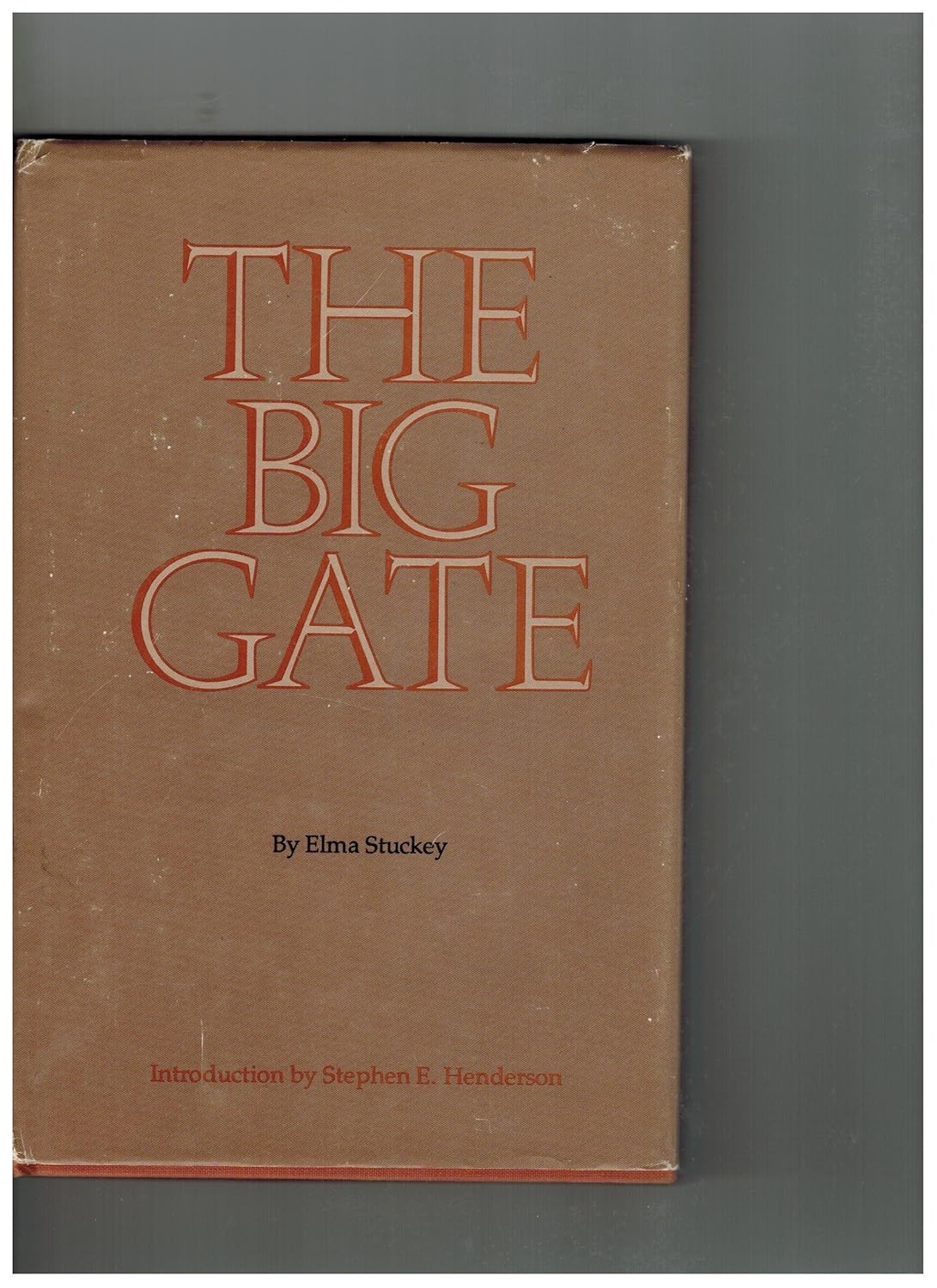Amazon.com: The Big Gate: 9780913750117: Stuckey, Elma: Books