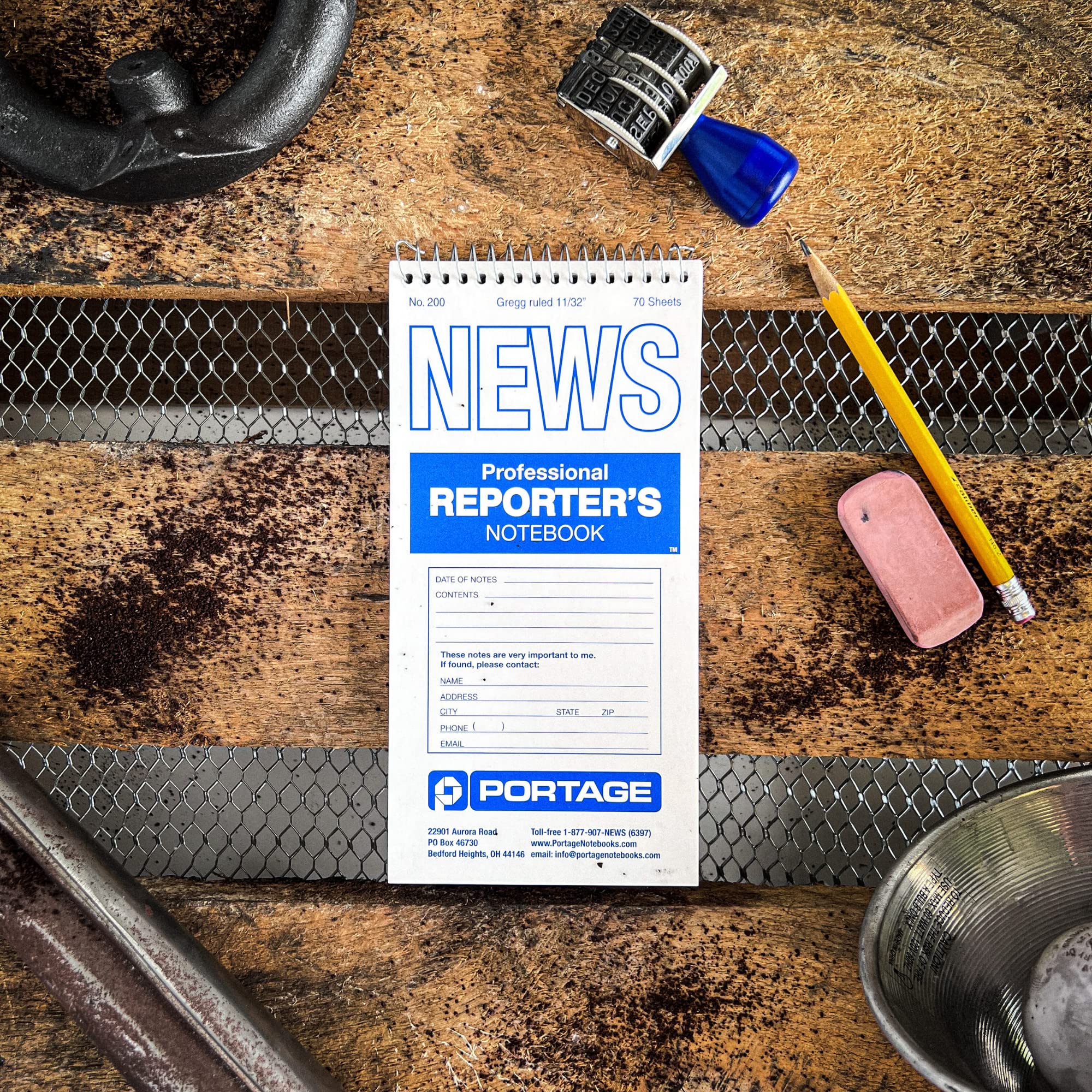 Snapklik.com : Reporters Notebook Top Bound Spiral Pocket Notepad ...