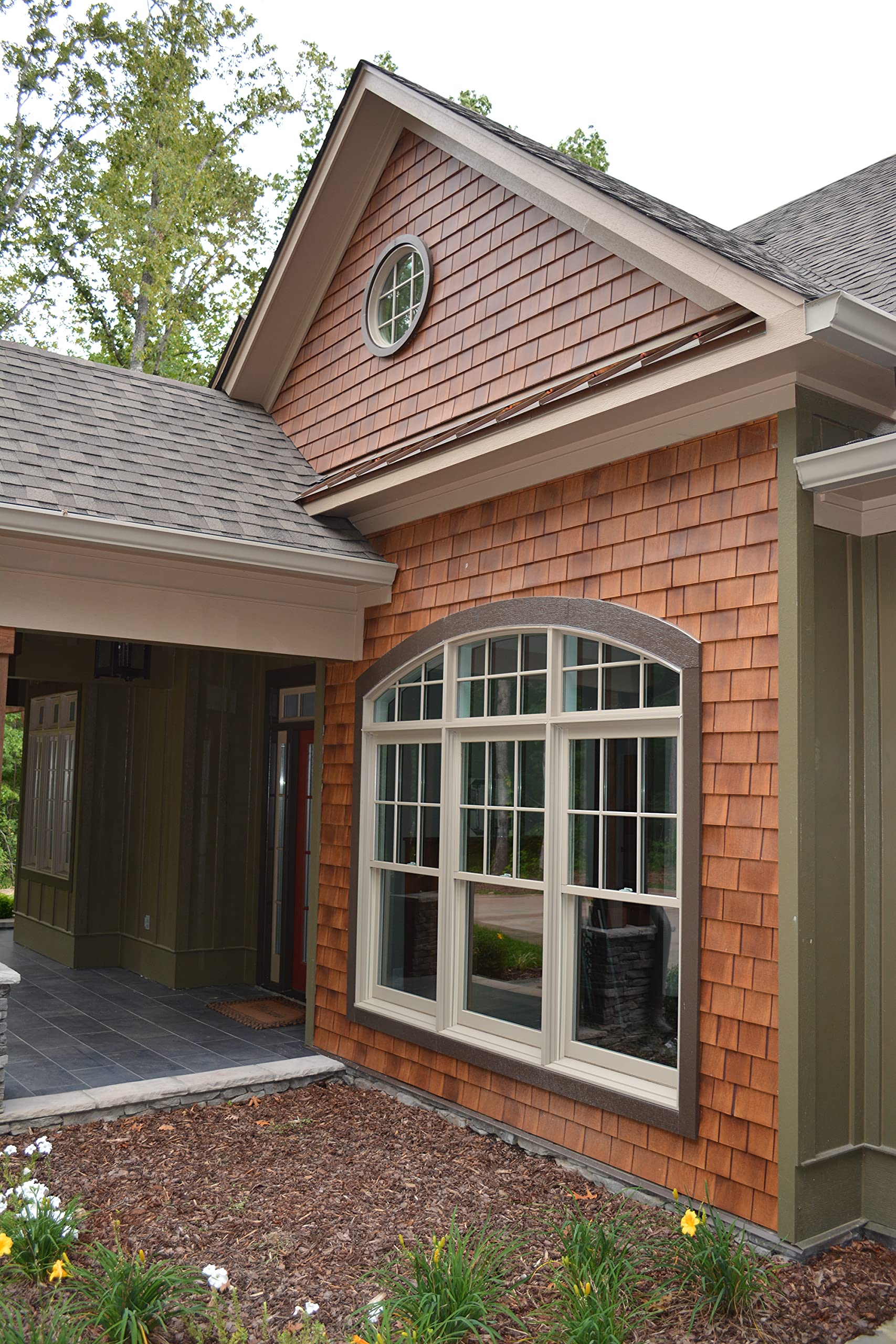 Faux Cedar Siding Panels