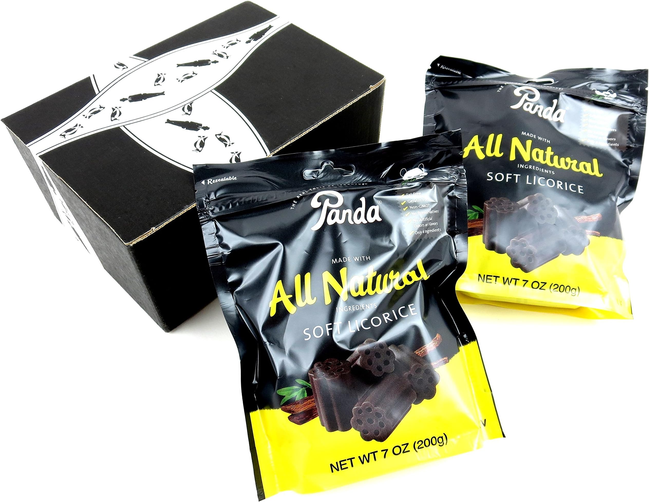 Amazon.com : Panda All Natural Licorice Chews Raspberry, 7-Ounce ...