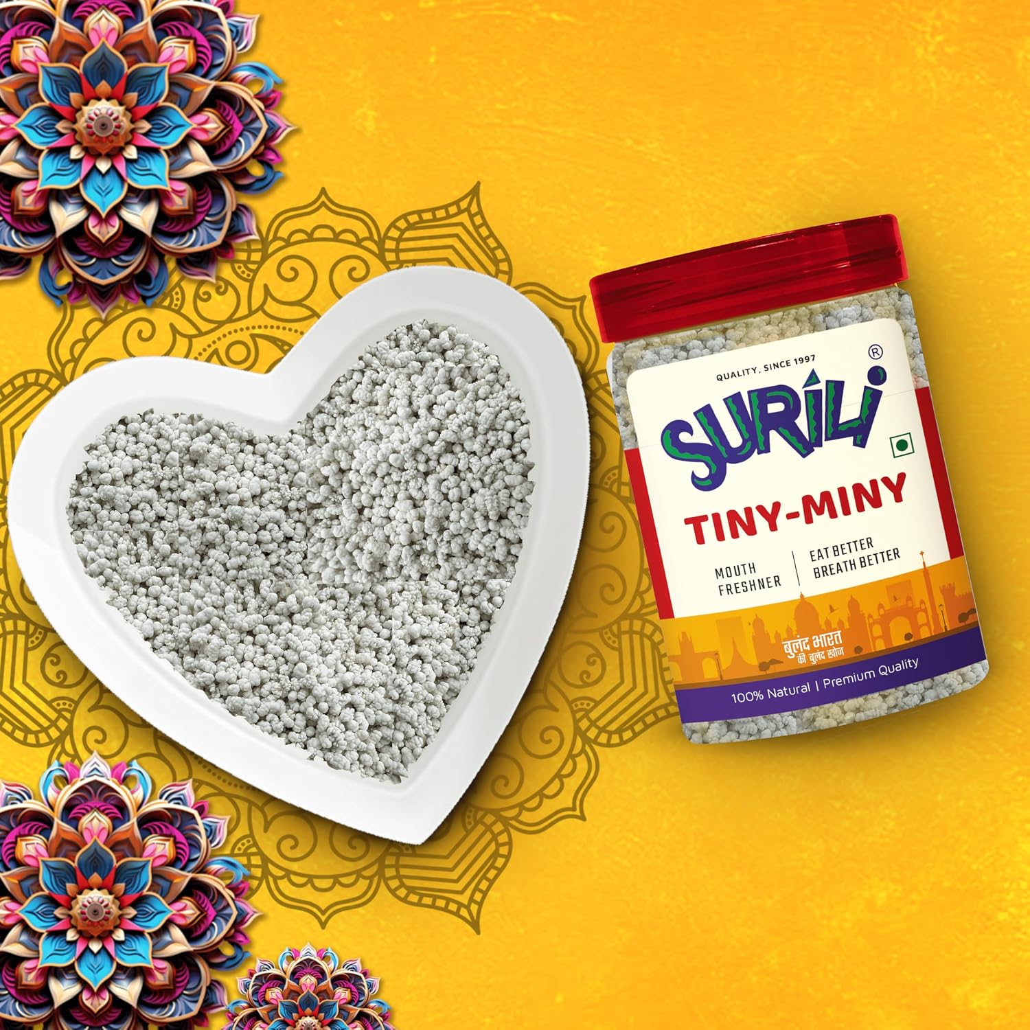 SURILI Roasted Madarasi Mouth Freshener, Digestive, After-Meal,Mukhwas ...