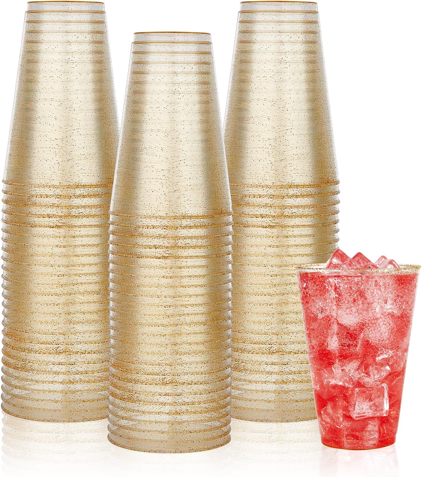 Amazon.com: Mifoci 50 Pcs 16 oz Plastic Drinking Cups Plastic ...