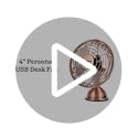 Amazon.com: HOLMES 4" Mini Heritage Desk Fan, USB-Powered, Single Speed ...