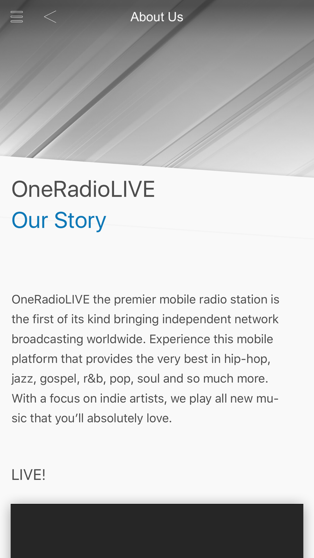 Oneradiolive.com Inc - App on Amazon Appstore