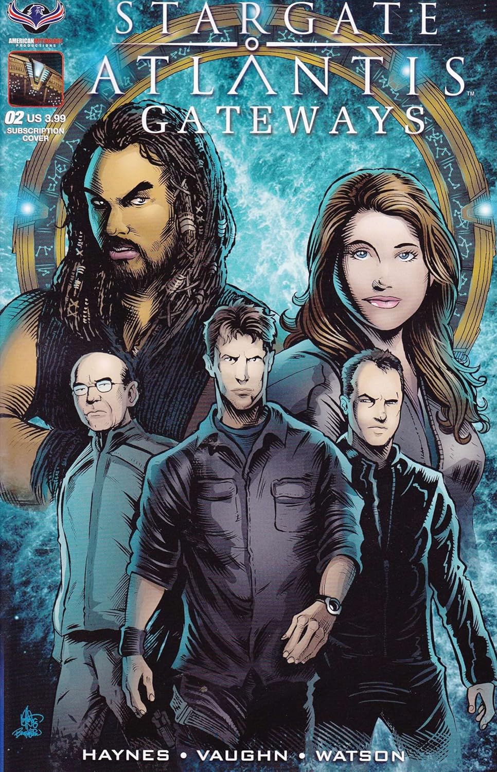 Amazon.com: Stargate Atlantis #5A VF ; American Mythology comic book ...