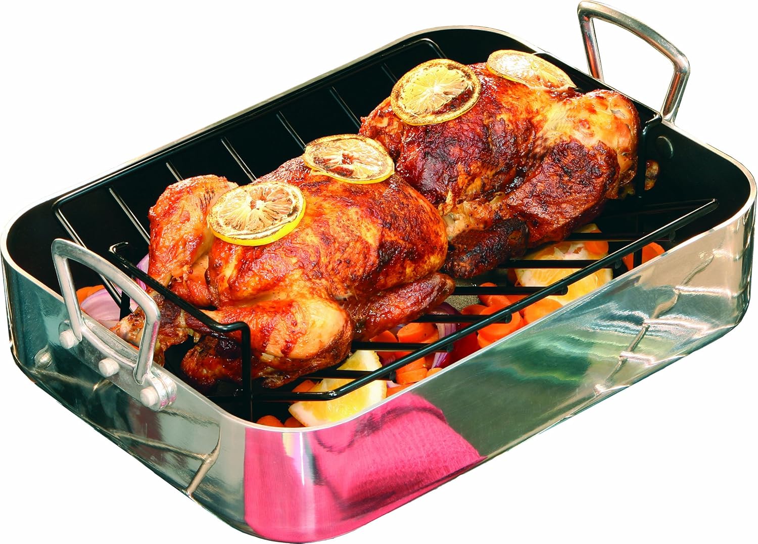 Amazon.com: Excelsteel Professional French Roaster with Rack and Non ...