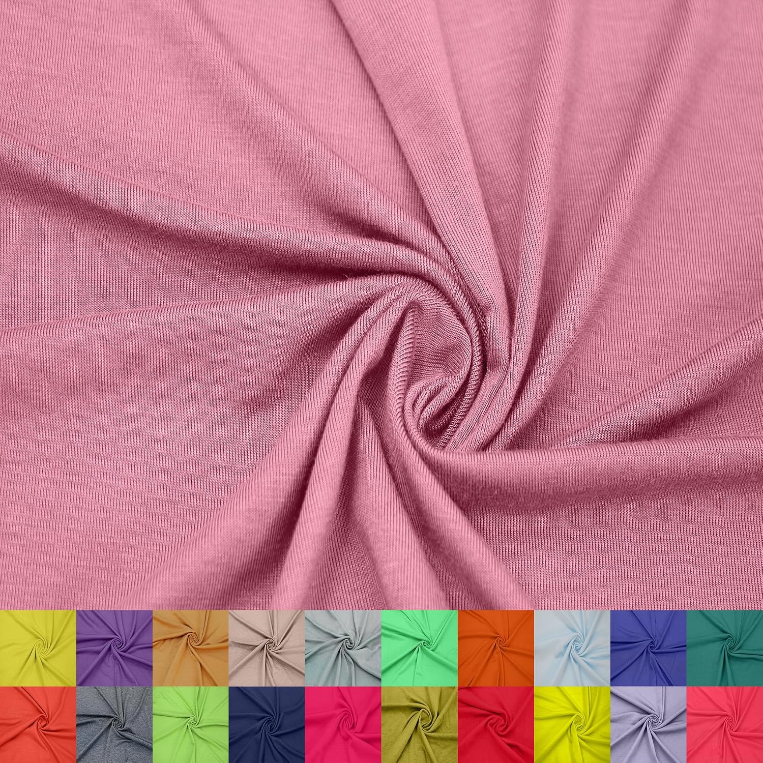 Amazon.com: Stylish FABRIC Rayon Spandex Heavy Jersey Knit Fabric/4-Way ...