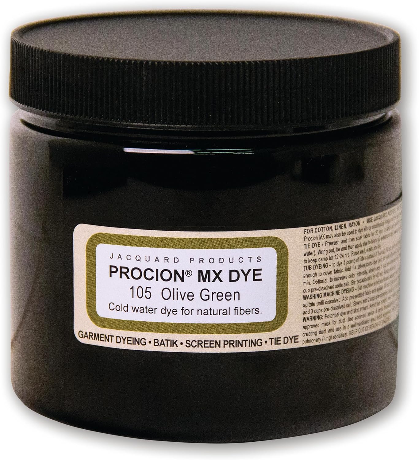 Amazon.com: Jacquard Procion MX Tie Dye Powder | Cold Water Fiber ...