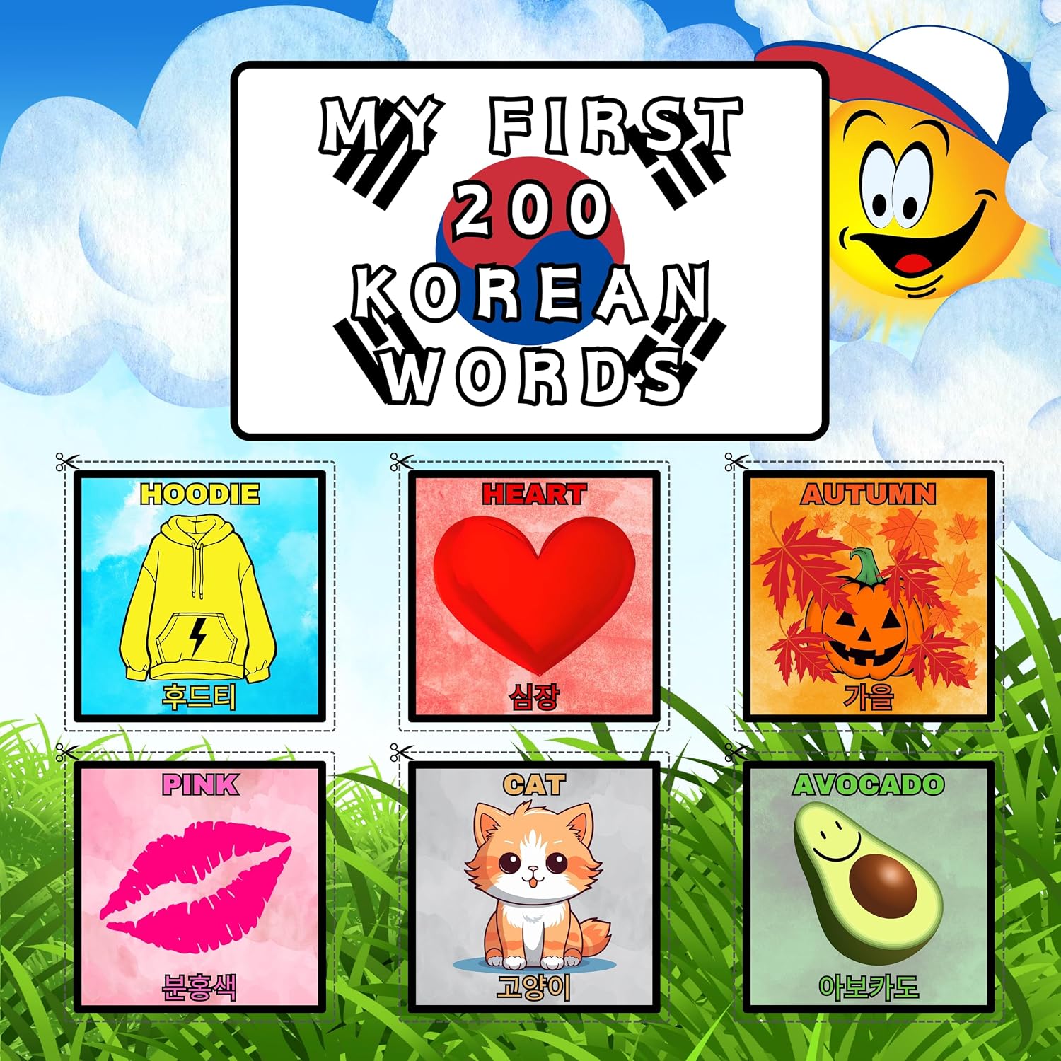 My First 200 Korean Words: Korean-English Language Vocabulary Builder ...