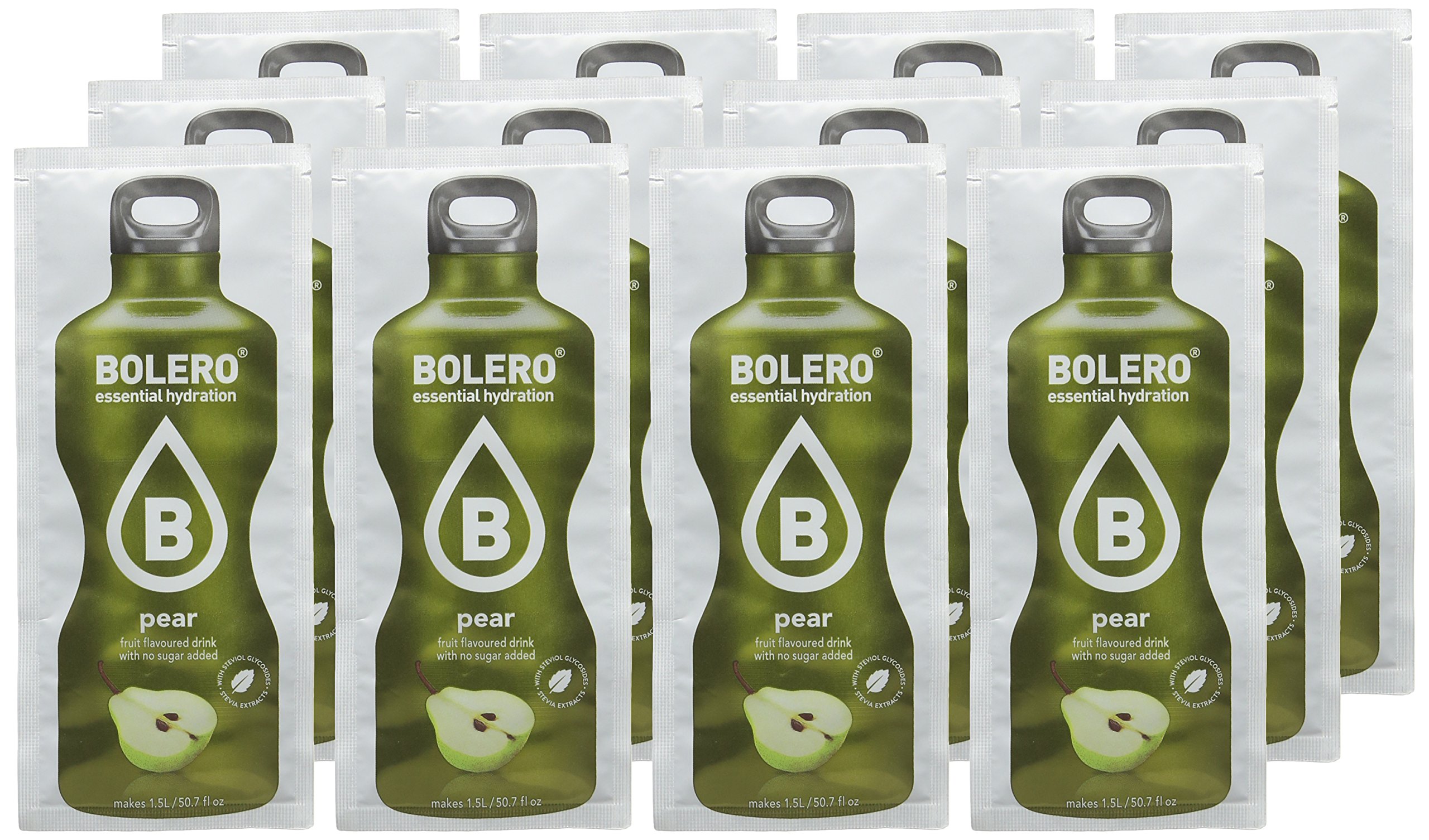 Bolero Essential Hydration Sugar Free Fruit Drink Pear 12 Sachets ...