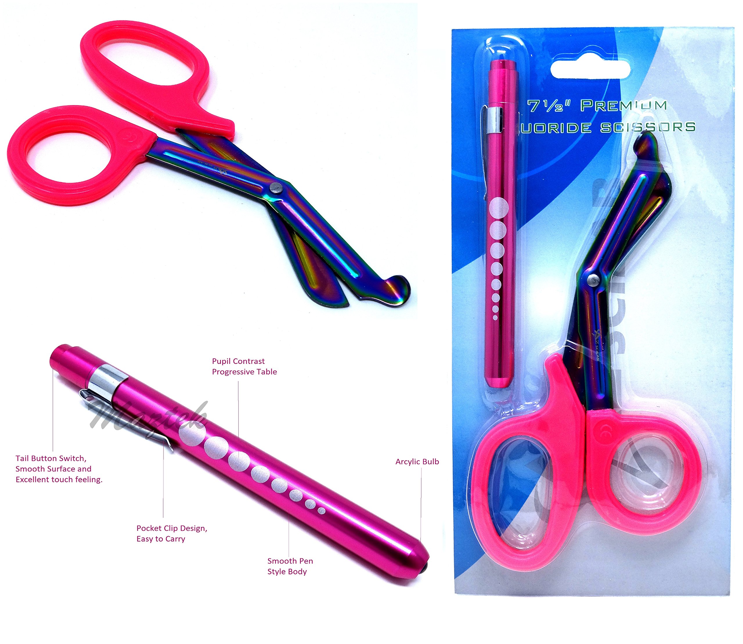 Hockey Scissors Heavy Duty Fluoride Coated Nurse Doctor Medical ...
