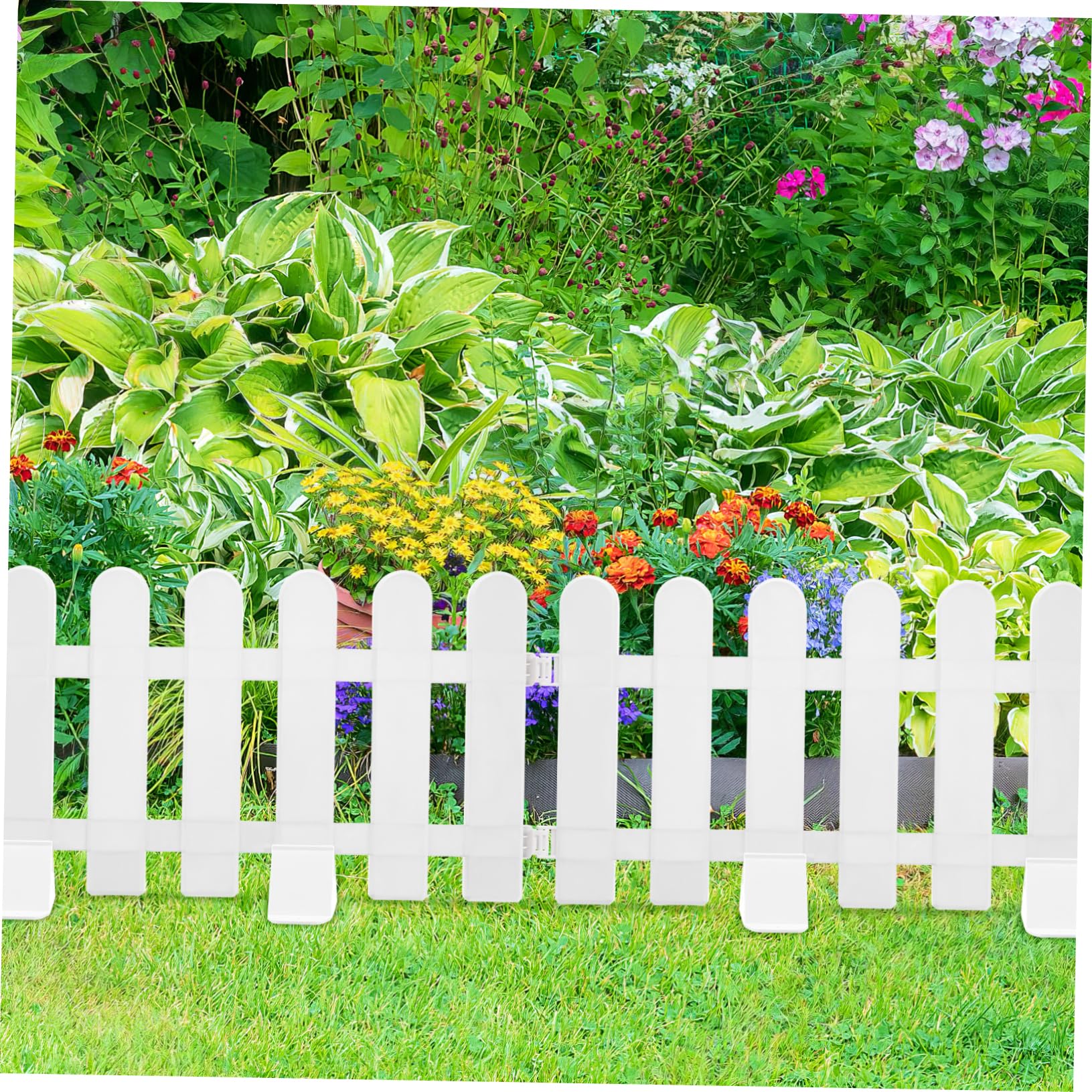 Small White Plastic Garden Fence Small White Picket Fence