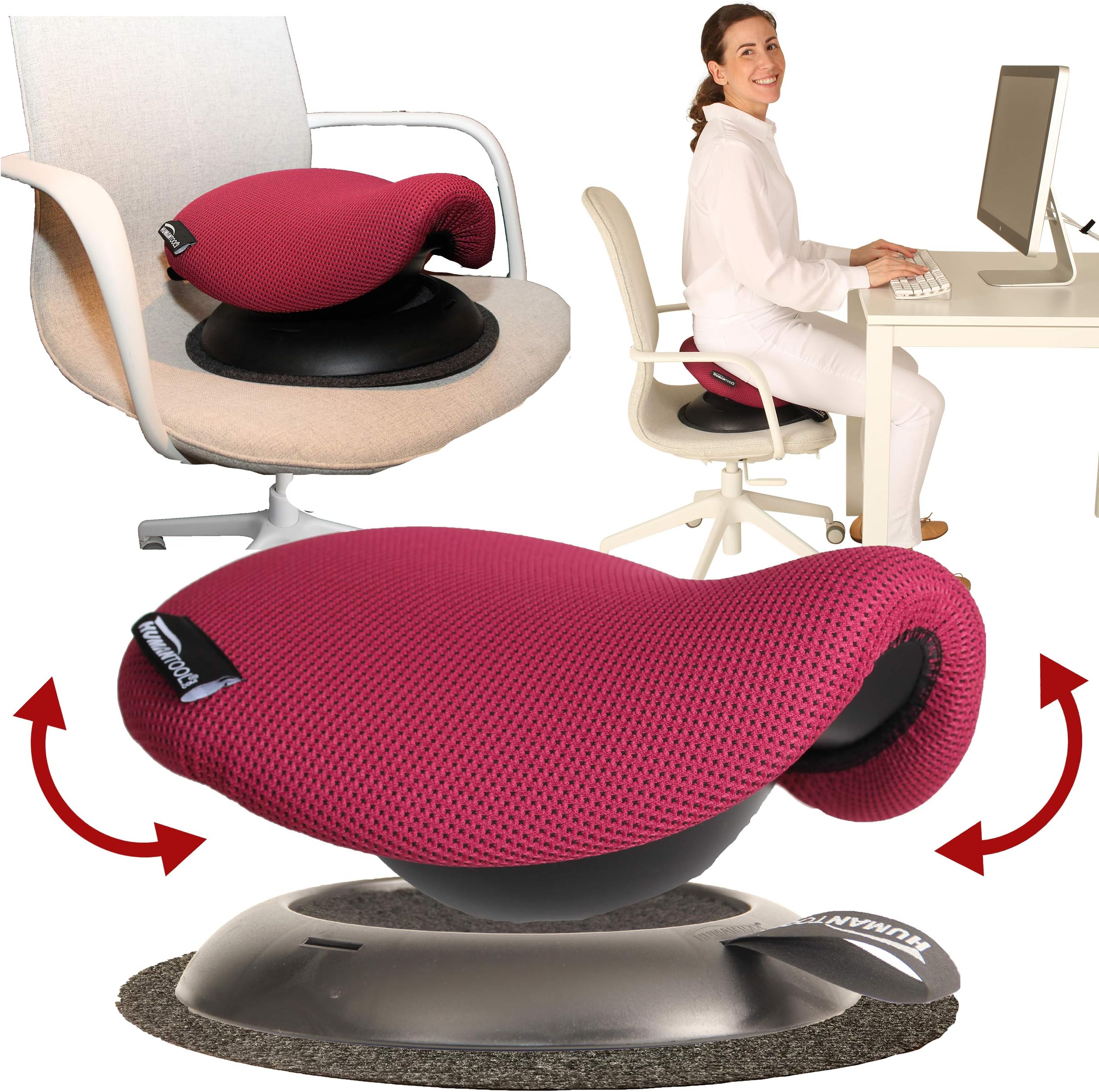 Amazon.com: Human Tool Humantool Portable Ergonomic Office Chair Makes ...