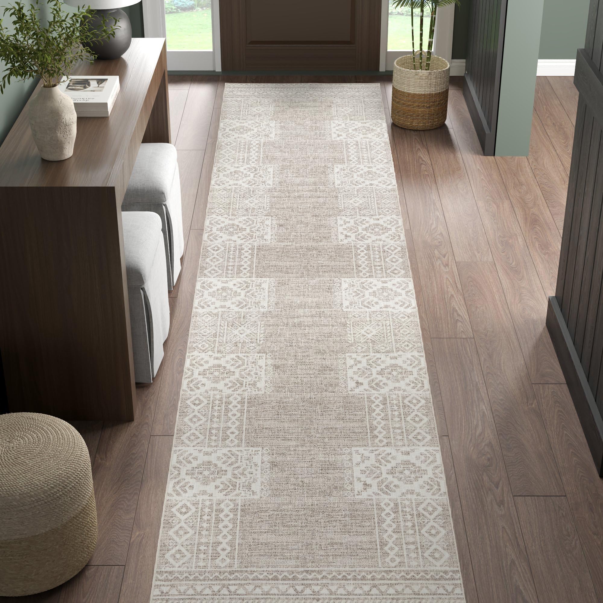 Amazon.com: Ivissy Braided Runner Rug 3x12 Ft Washable Runners for ...