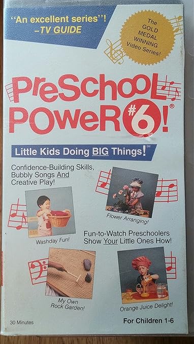 Vol. 6 [VHS] : Preschool Power: Amazon.de: Elektronik & Foto