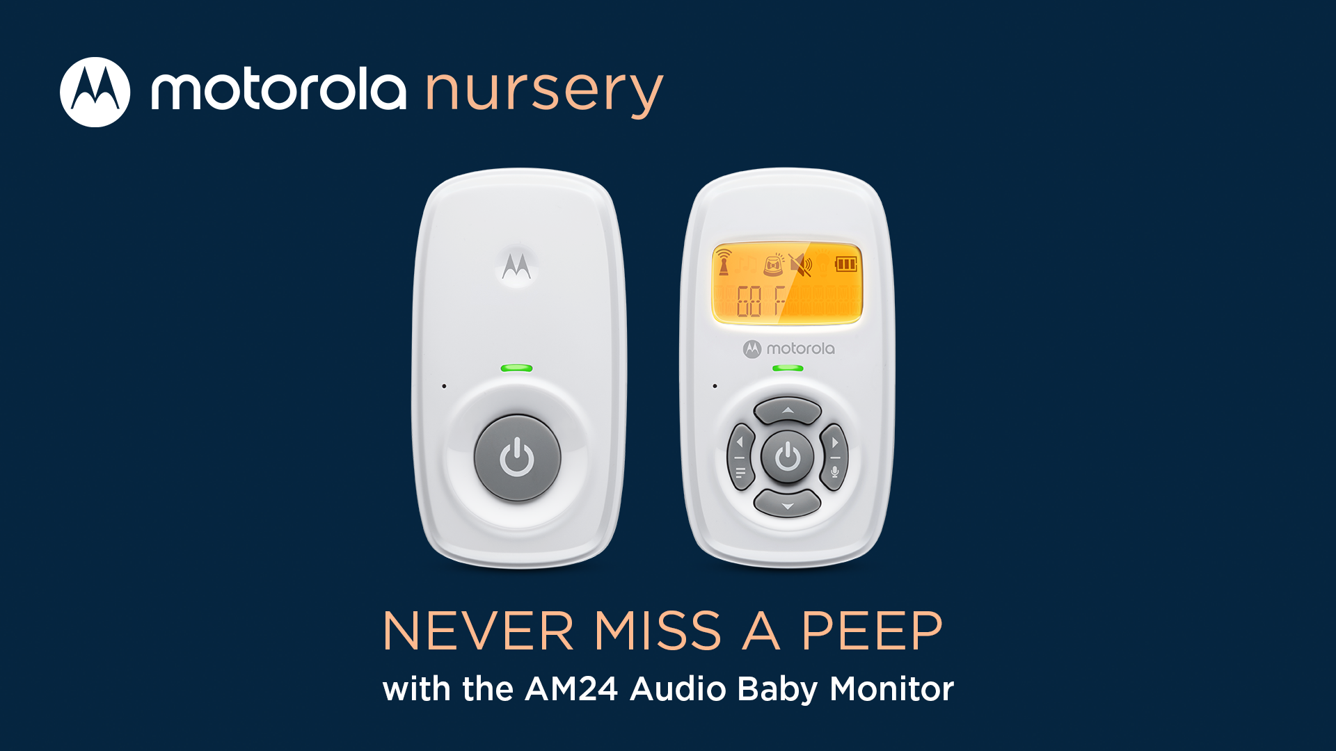 Watch Motorola AM24 Audio Baby Monitor on Amazon Live