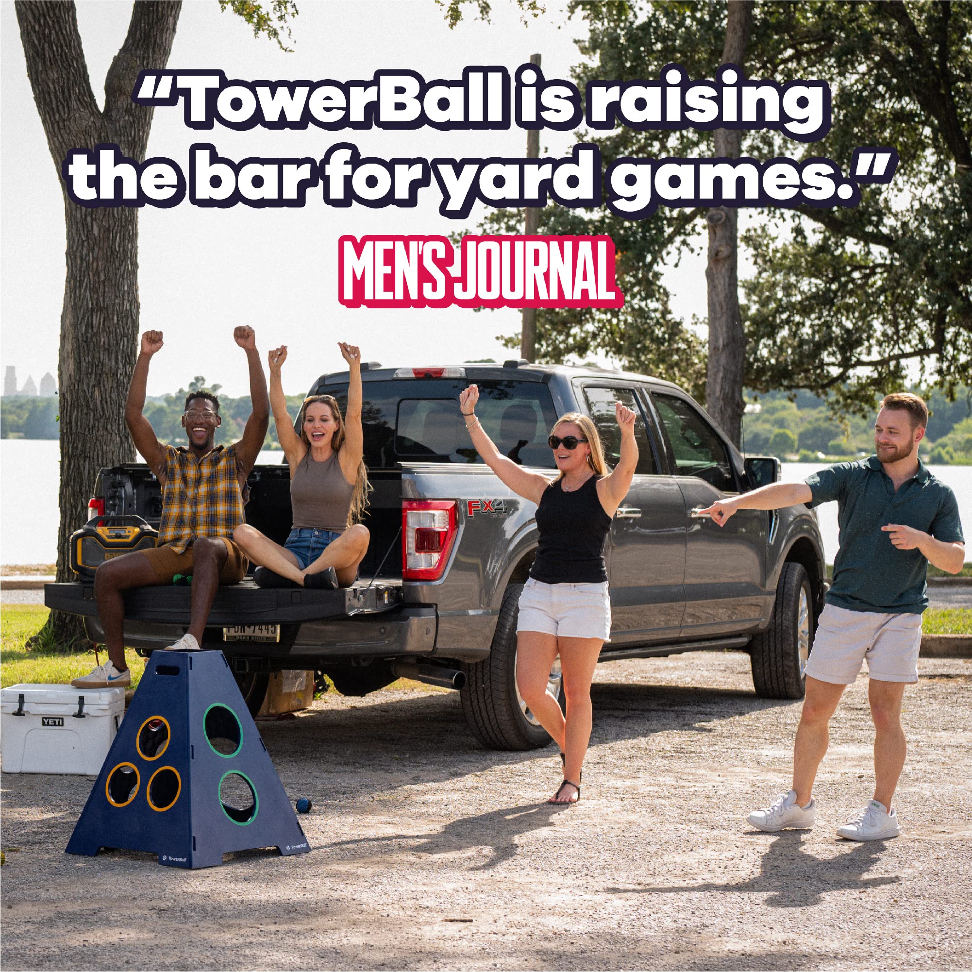 Caliber Games TowerBall Bundle - Backyard, Lawn, Beach & Tailgate Game ...