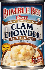 Amazon.com: Snows New England Clam Chowder, Condensed, 15-Ounce Cans ...