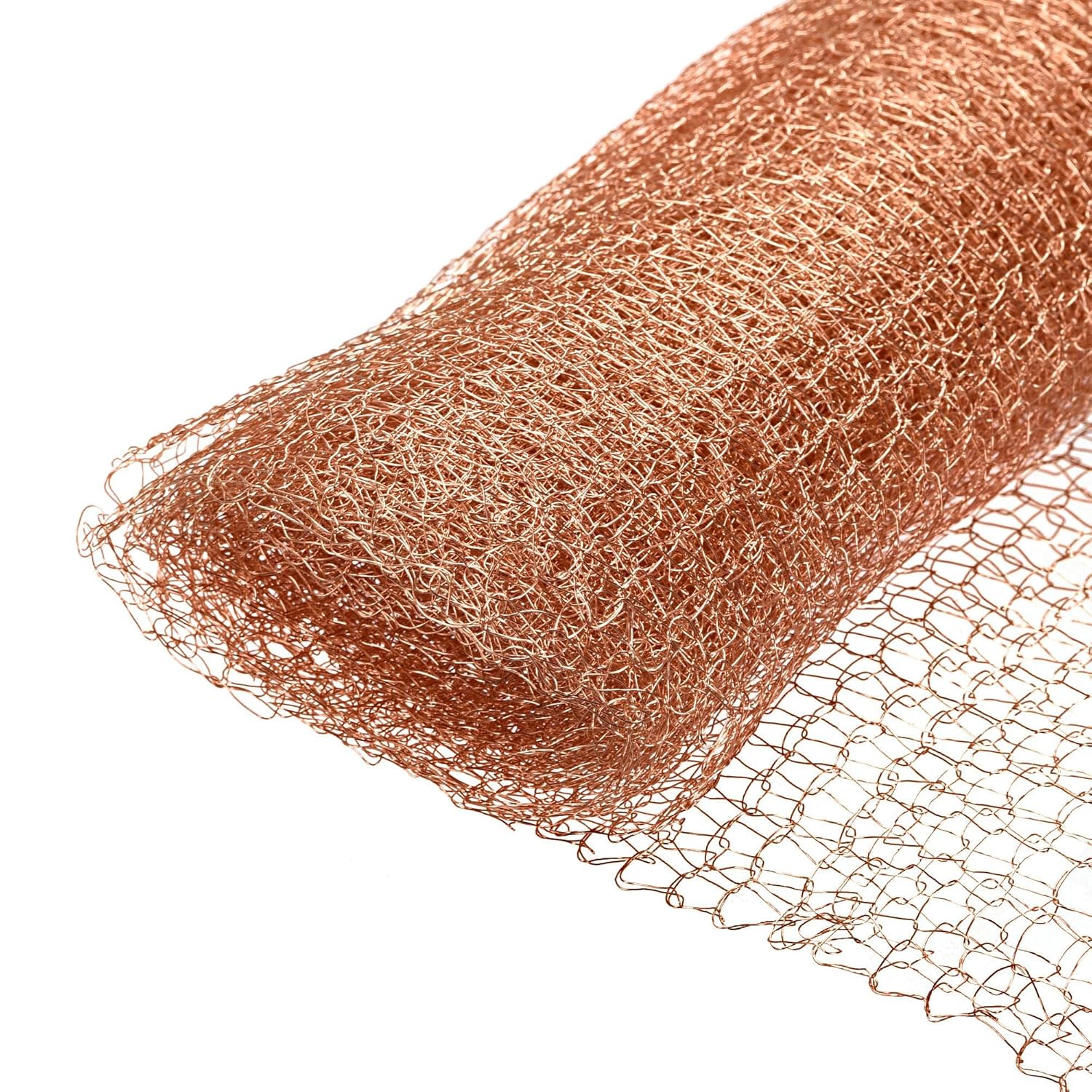 sourcing map Copper Mesh Blocker Stopper Mesh Fill Fabric Mesh 5ft x ...