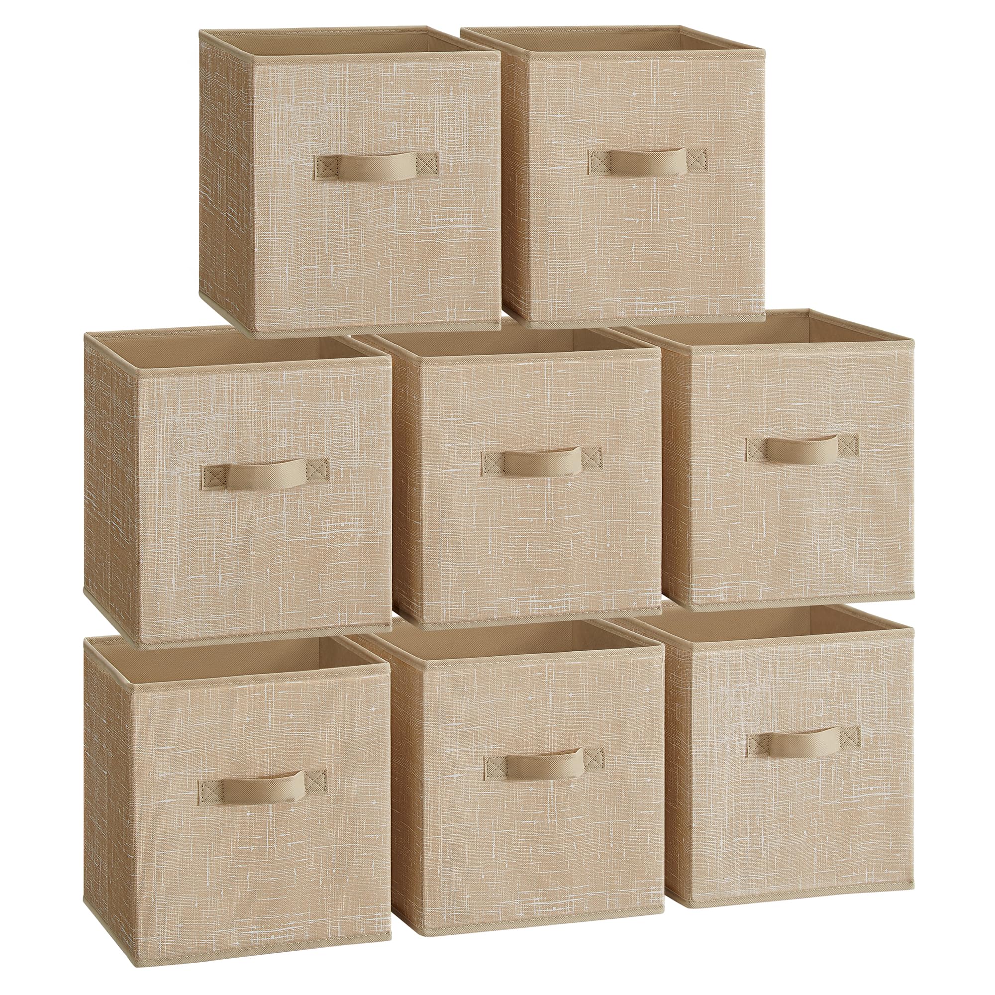 SONGMICS Storage Cubes, 11-Inch Non-Woven Fabric Bins with Double ...