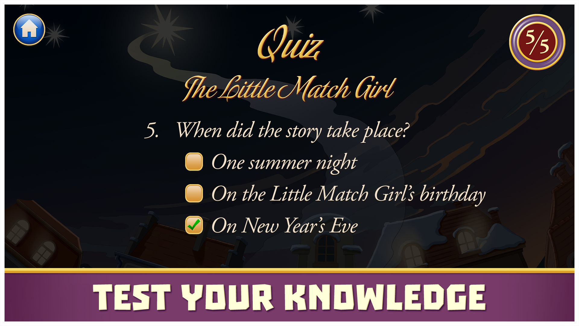 The Little Match Girl: Fairy Tales by Hans Christian Andersen FireTV ...