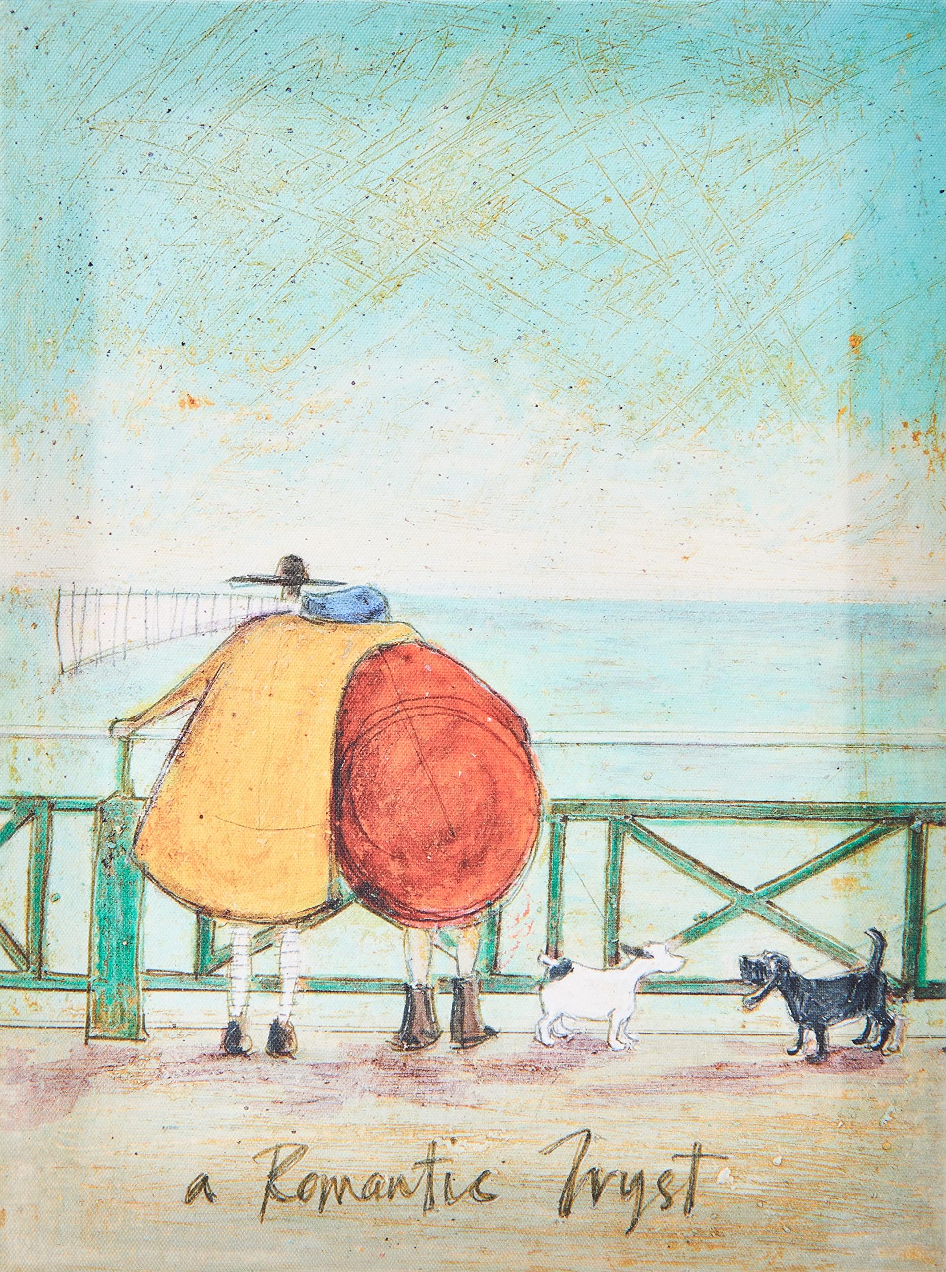 Sam Toft WDC12008 Perfect Day Canvas Print, Multi Coloured, 30 x 40cm ...