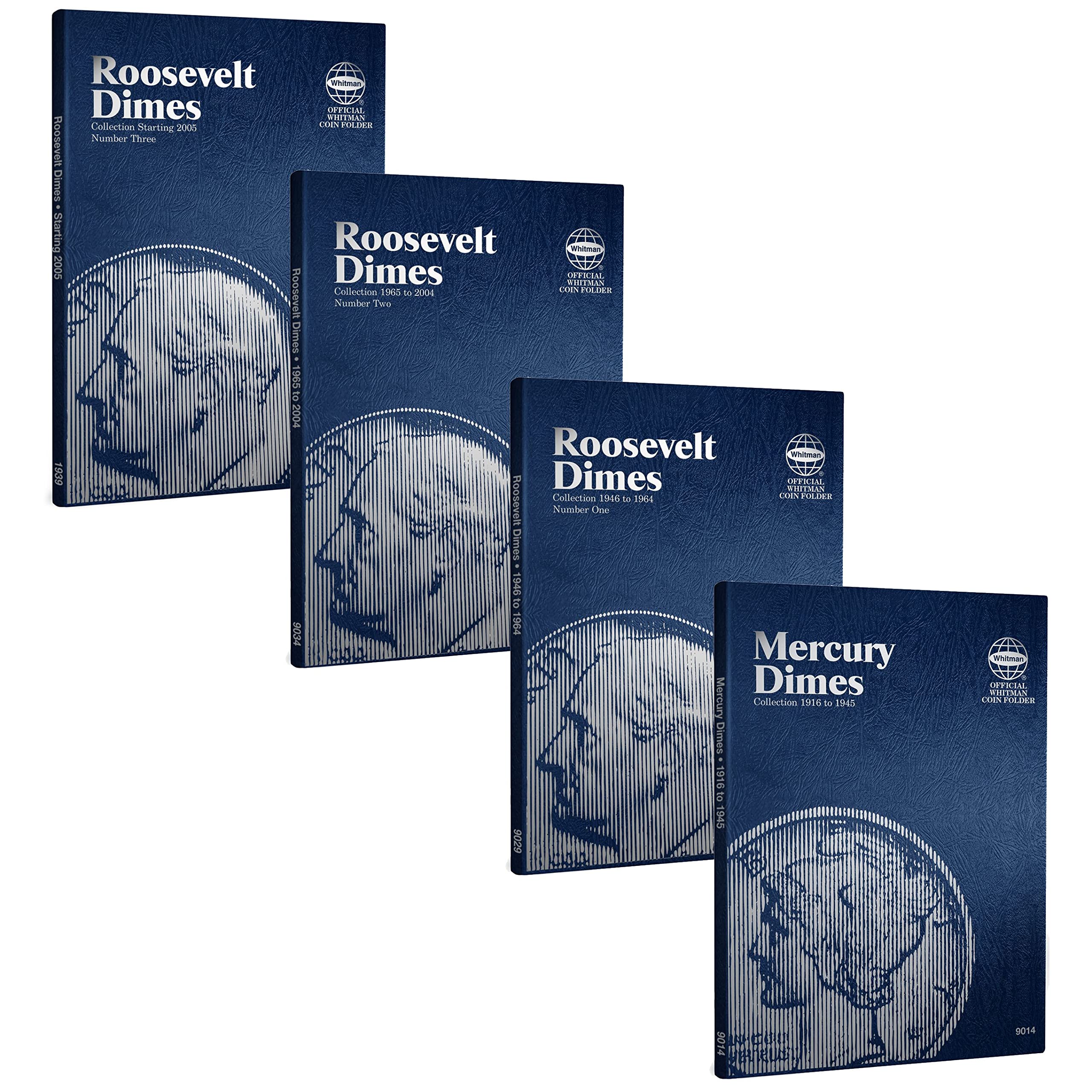 Amazon.com: Whitman US Dime Folder Set Mercury and Roosevelt 1916 to ...