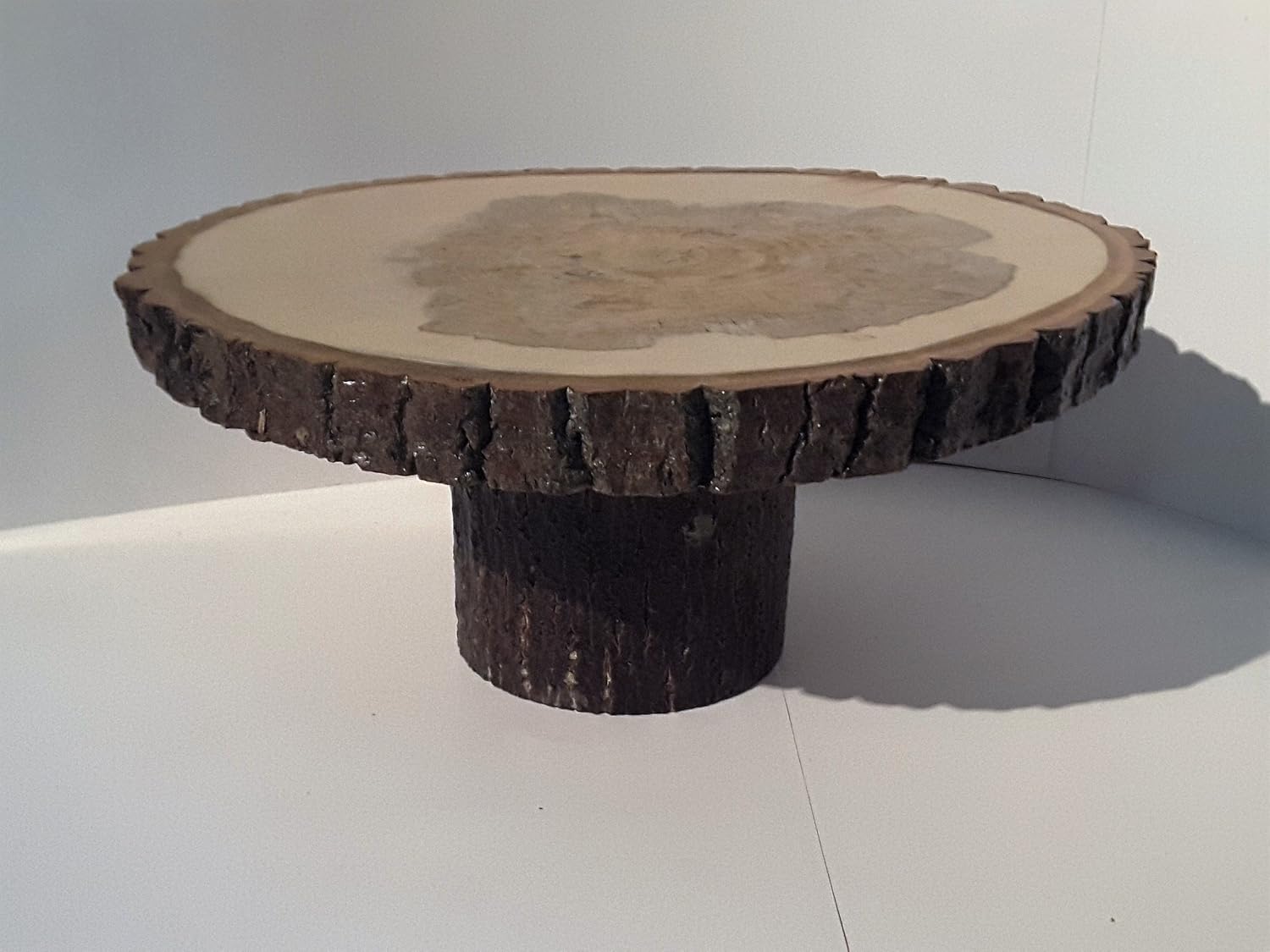 Amazon.com: Rustic wood slice display stand, 12" by 12.5" tree slice ...