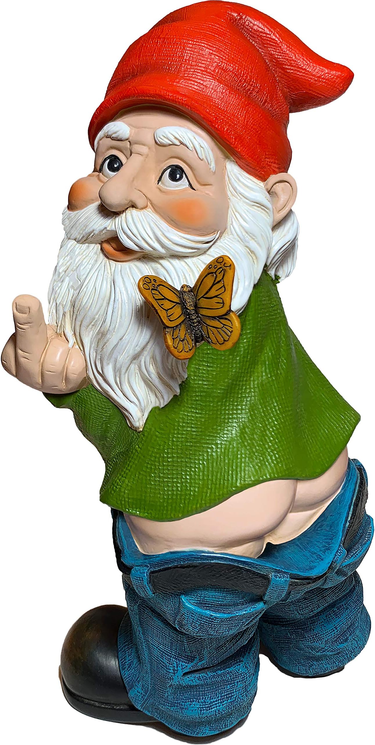 Amazon.com: Mood Lab Garden Gnome - Pants Down Gnome - 9.3 Inch Tall ...