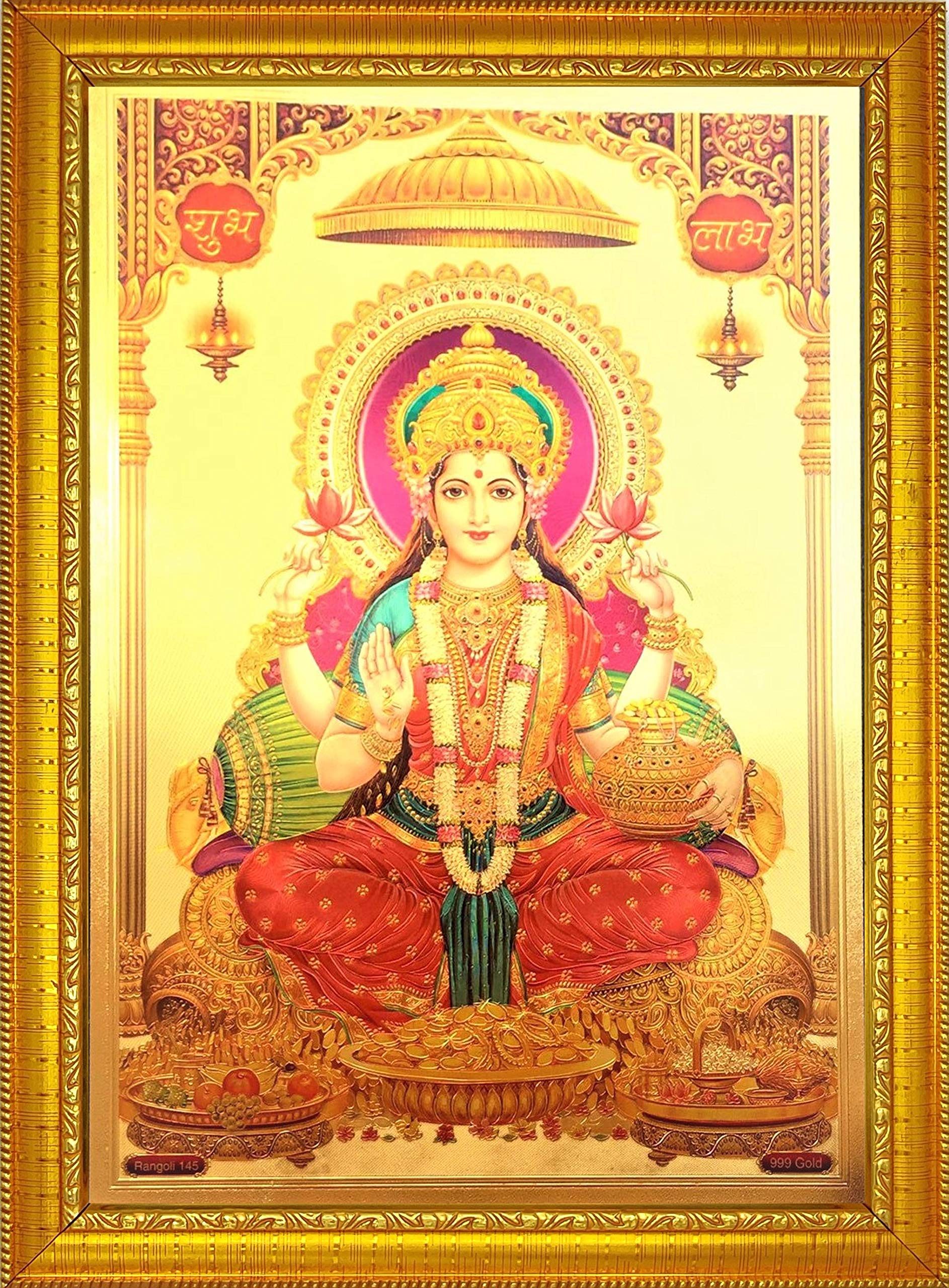 Buy ADA Handicraft Hindu Lord Goddess God Photo for Pooja and Wall ...