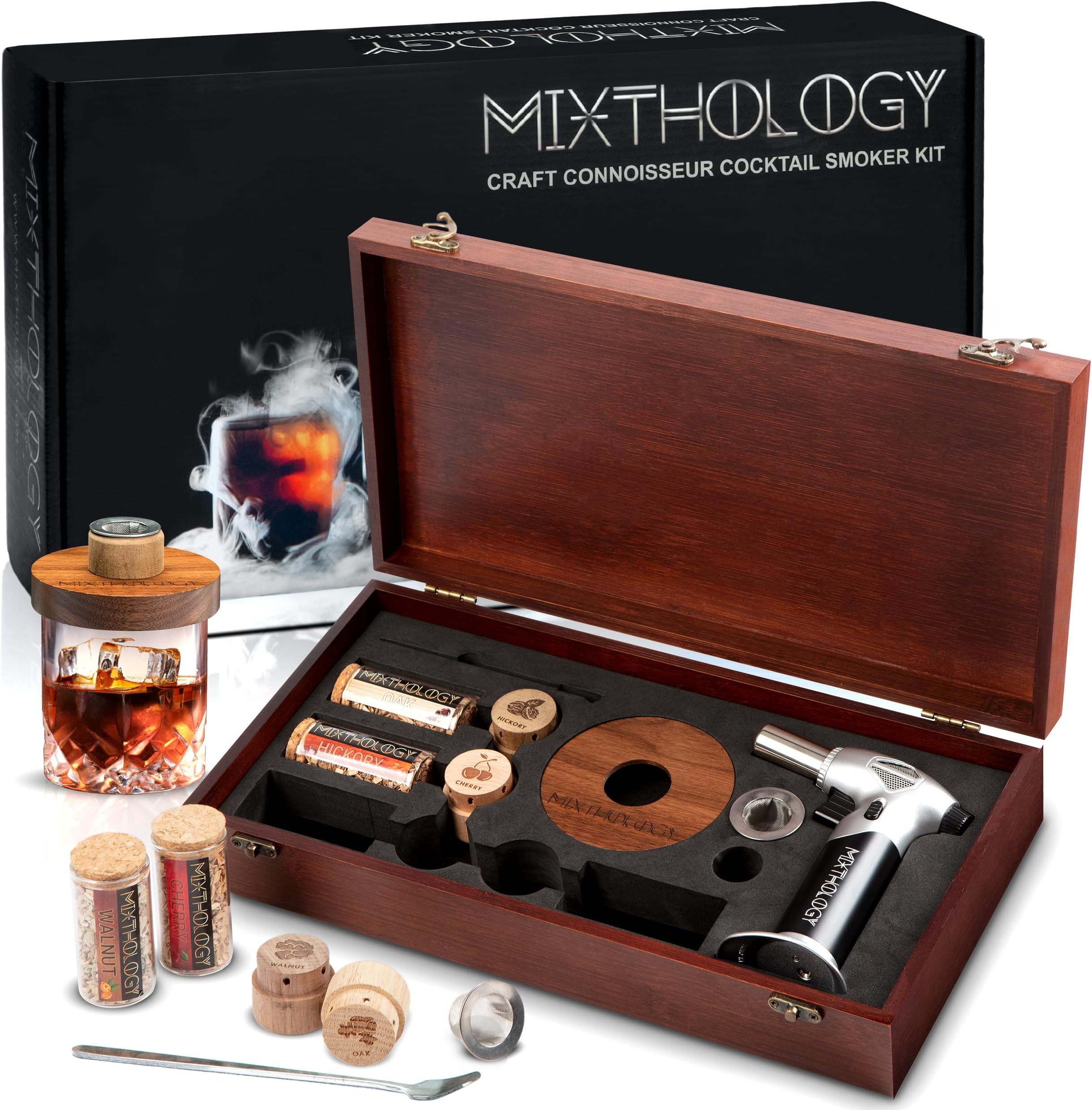 Amazon.com: The Ultimate Whiskey Smoker Kit with Torch, Whiskey Stones ...