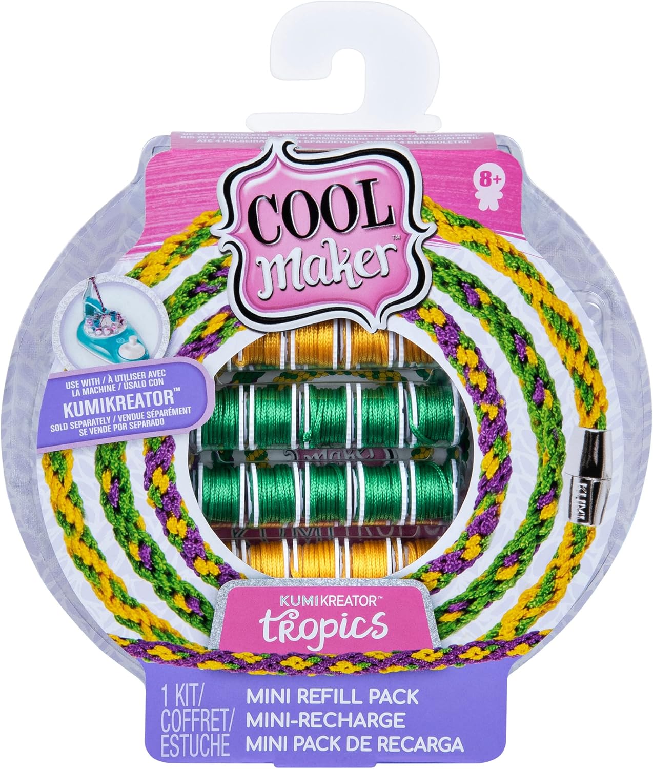 Amazon.com: Cool Maker, KumiKreator Tropics Mini Fashion Pack Refill ...