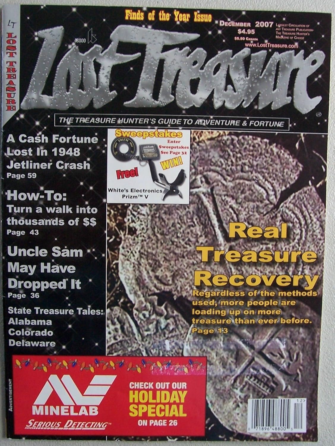 Lost Treasure [ Vol. 32 Issue 12, Dec. 2007 ] Single Issue Magazine ...
