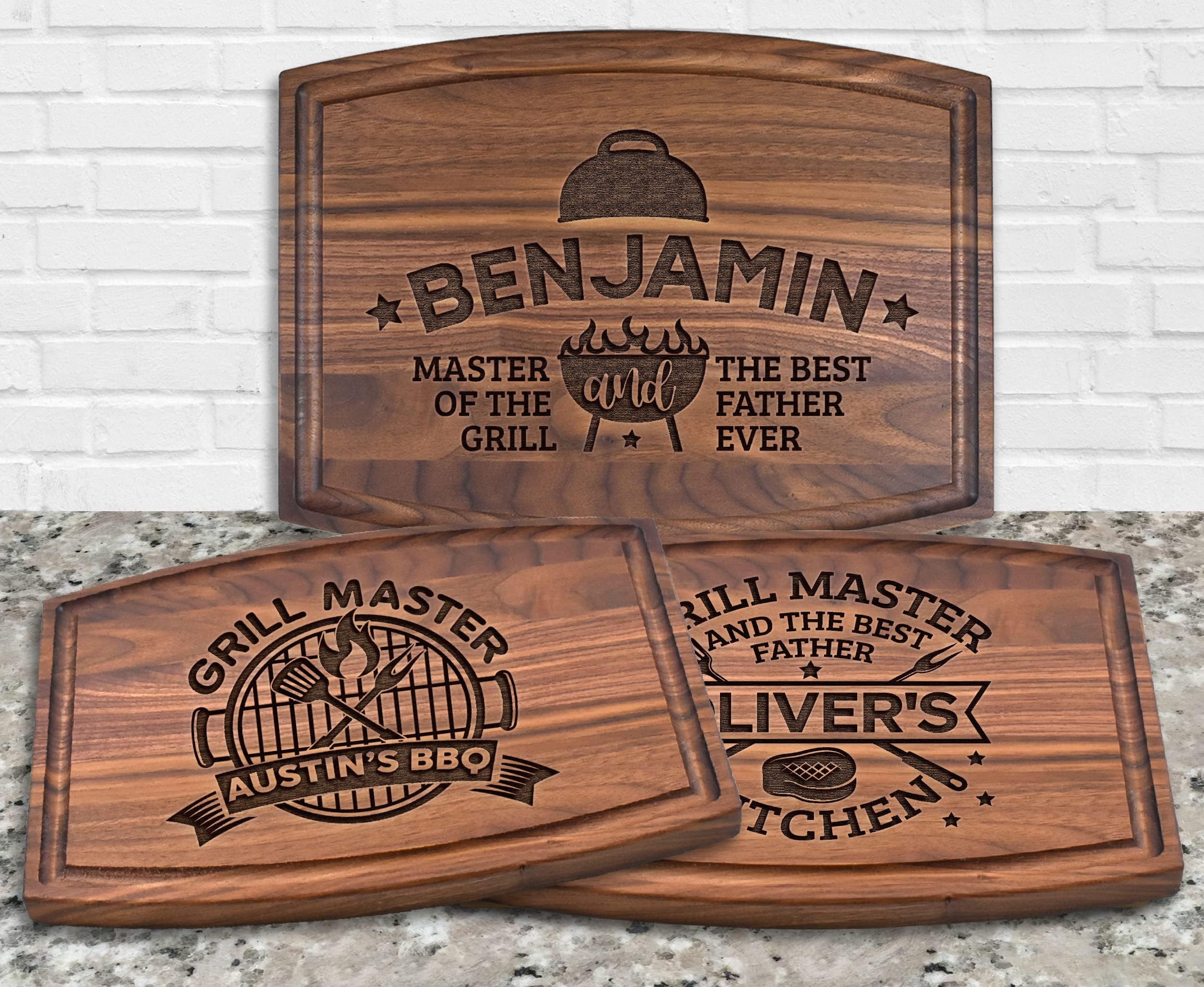 Amazon.com: Personalized Dad Cutting Board Gift For Dad Custom Cutting ...