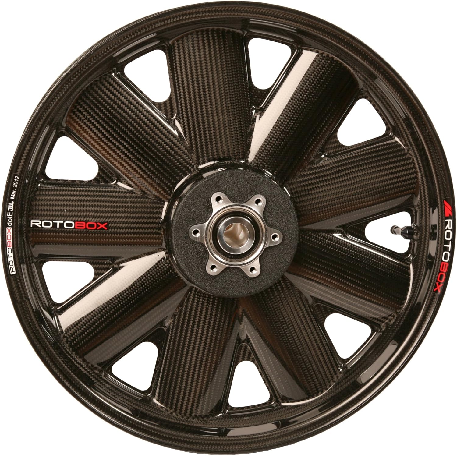 Amazon.com: Rotobox Carbon Fiber Motorcycle Front Wheel (17x3.5"), Fits ...