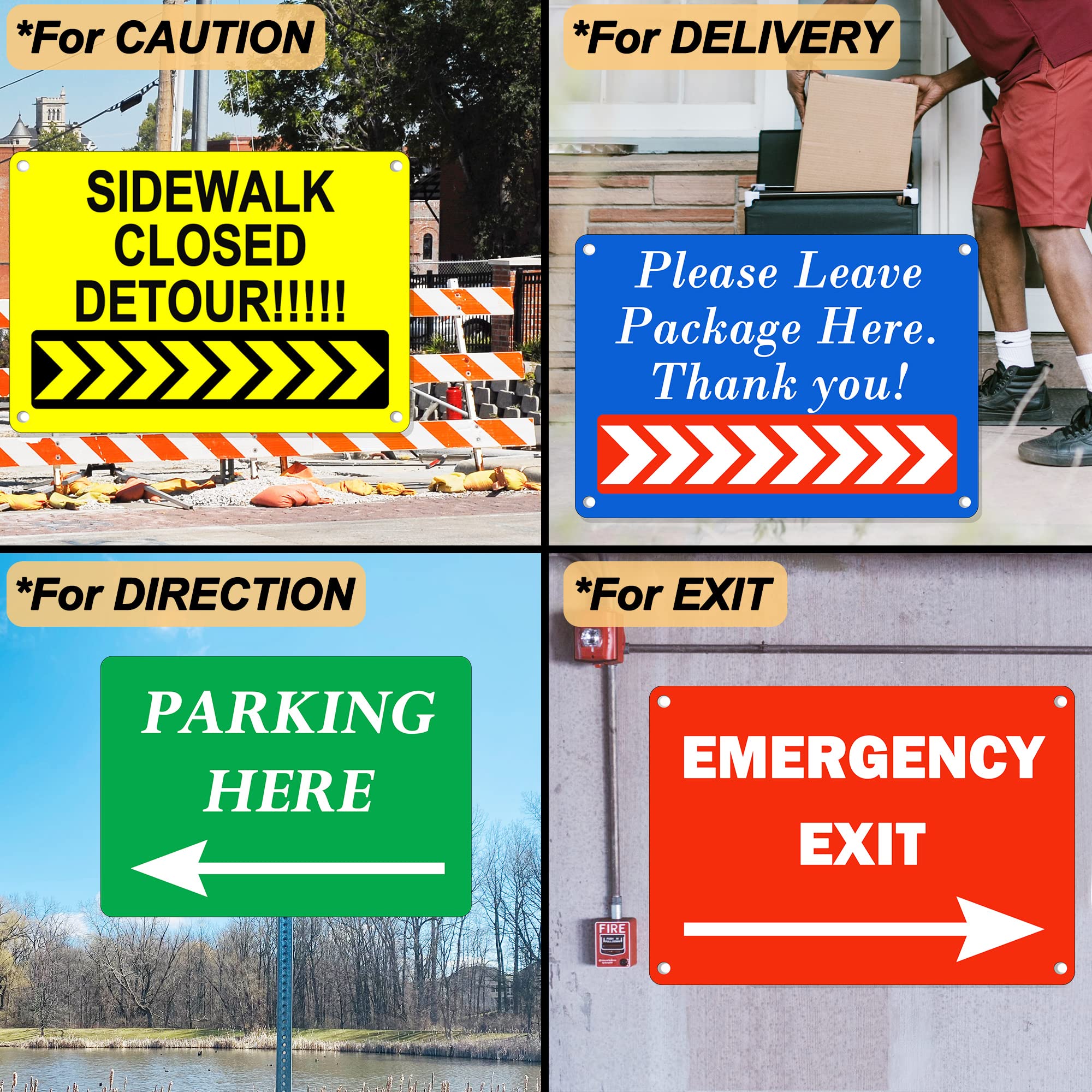 Personalized Outdoor Signs Arrow Custom Street Sign With Arrow 20x6