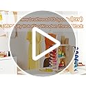 New brothread 93 Spools (DIY) 360° Fully Rotating Wooden Thread Rack ...