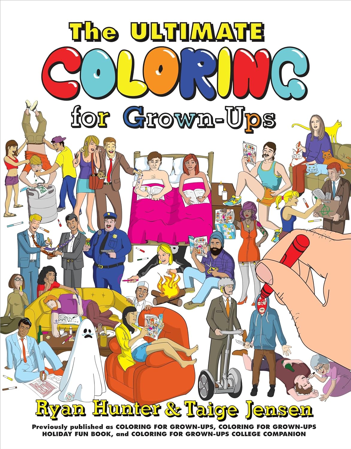 Amazon.com: The Ultimate Coloring for Grown-Ups: 9780399185502: Hunter ...