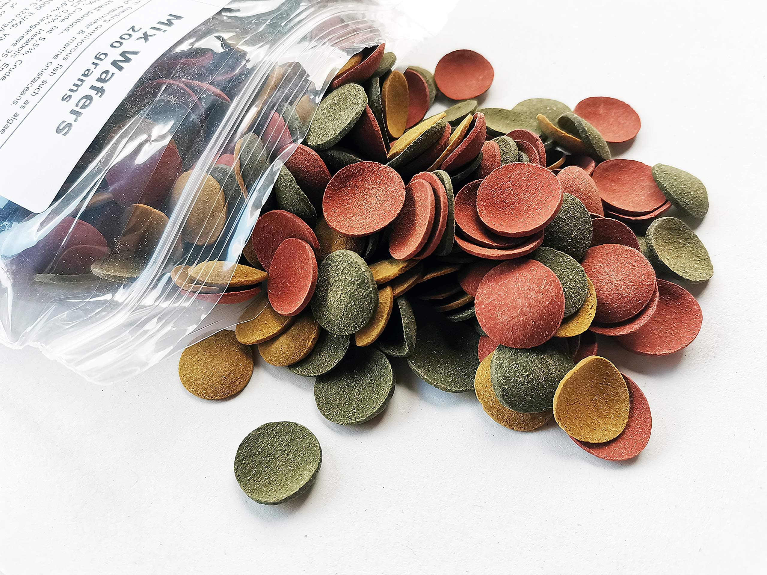 MONTAUR (200g) Super Aquarium Fish Food Mix Wafers Tropical Bottom ...