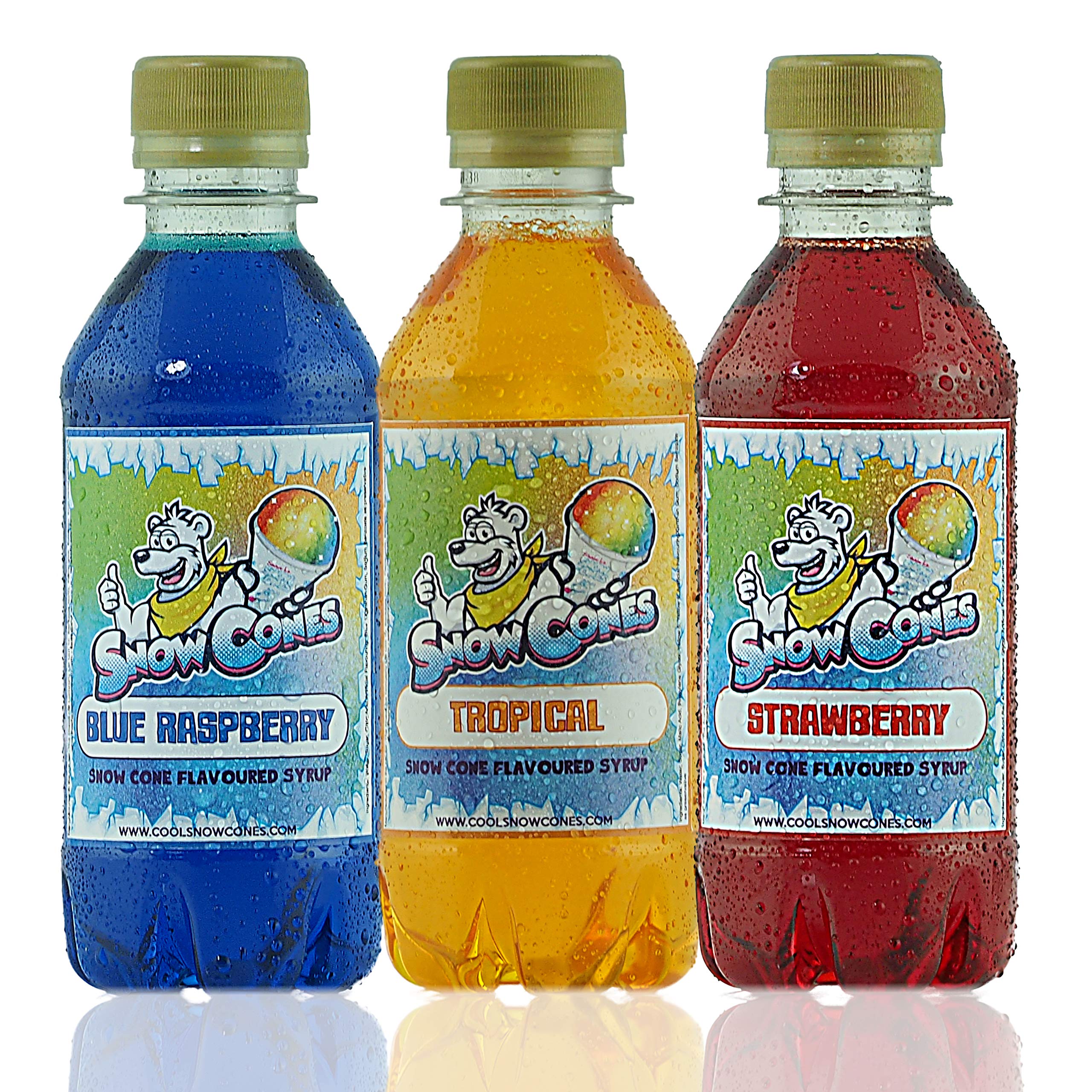 Snow Cone Syrup | Slush Syrup - 3 x 250ml Bottles - Rainbow Pack- Buy ...