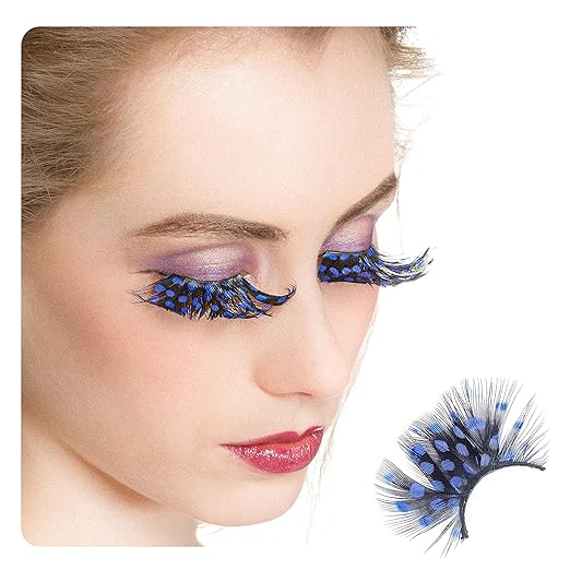 Amazon.com: Dorisue Mermaid Party Lashes Anime lashes Blue Eyelashes ...