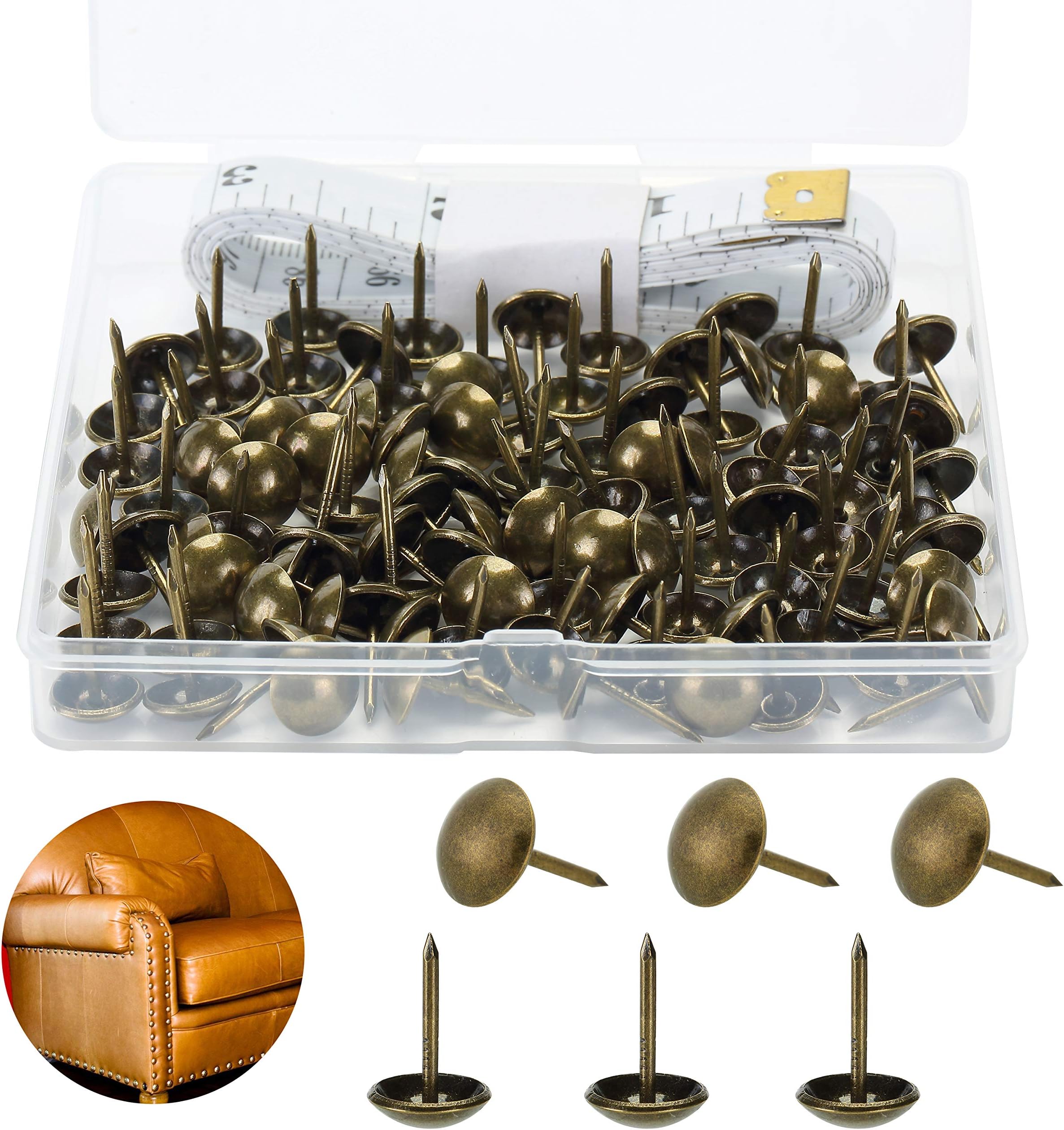 The Hillman Group 532612 Thumb Tacks, Brass Plated, 40-Pack - Hardware ...