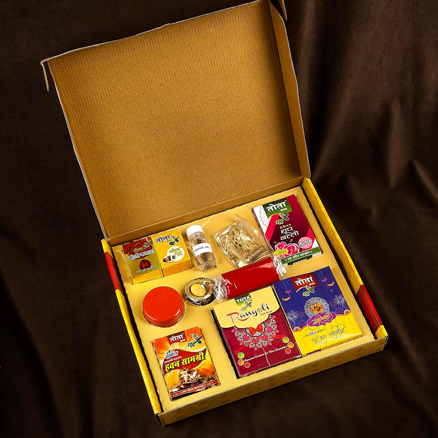 TOTA Happy Diwali Gift Pack – Complete Diwali Puja Kit with Maa Lakshmi ...