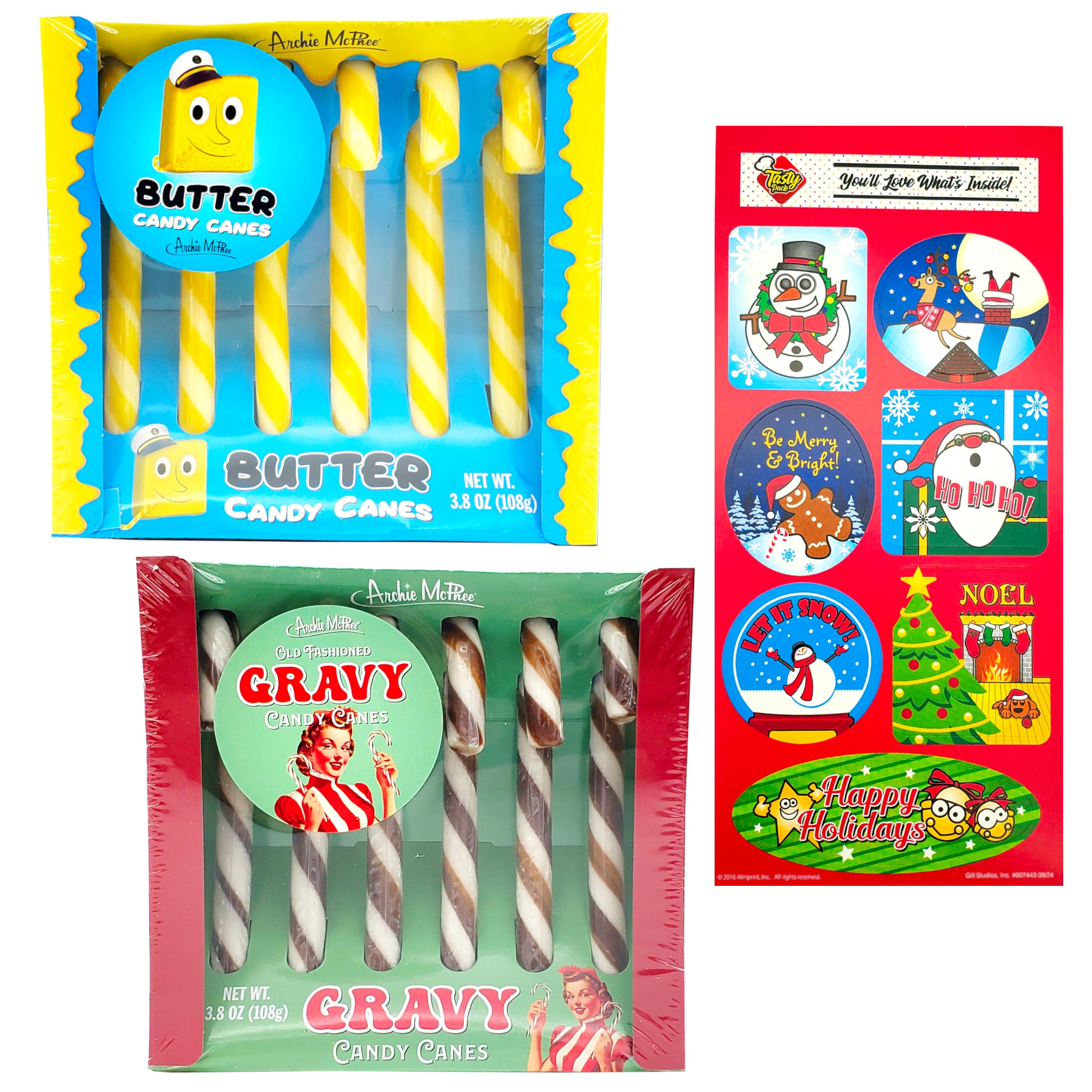 Amazon.com: Holiday McPhee Old Fashioned Gravy Flavor Candy Canes ...