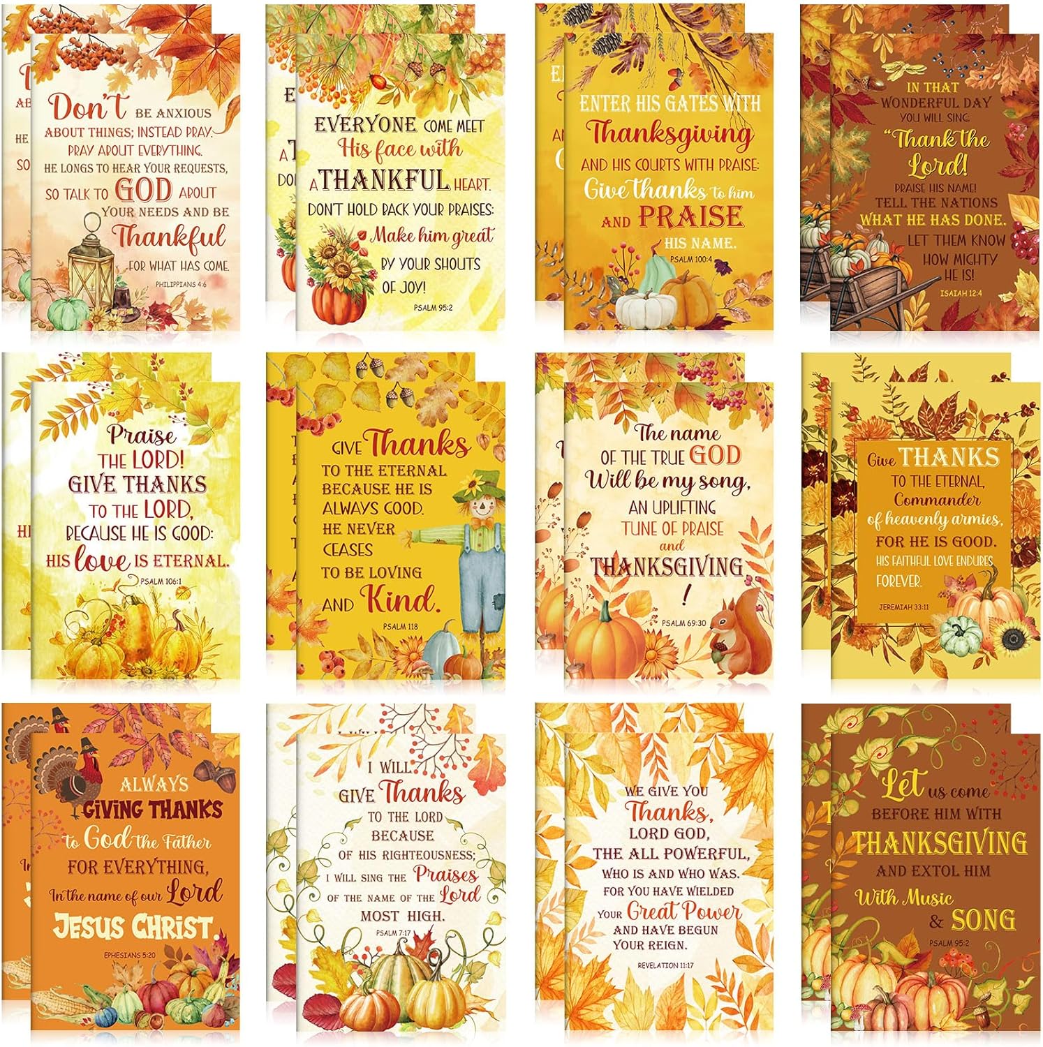 Amazon.com: 24 Pcs Bible Verse Notebook Religious Motivational Notepads ...