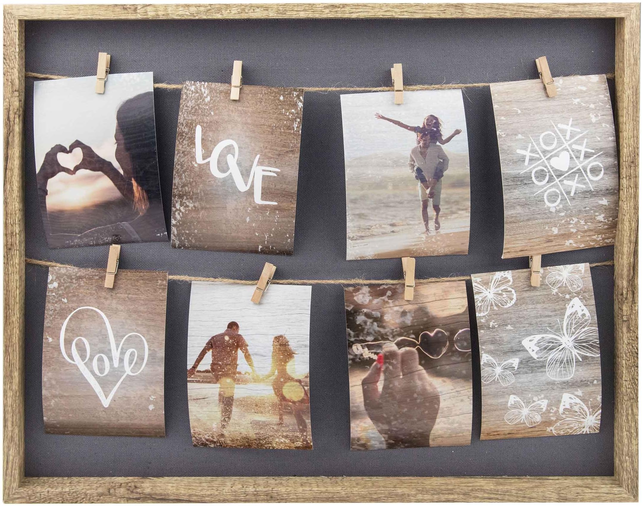 Pixomixo Photo Frame Multiple Pictures Pack of 2 - Wall Hanging Picture ...